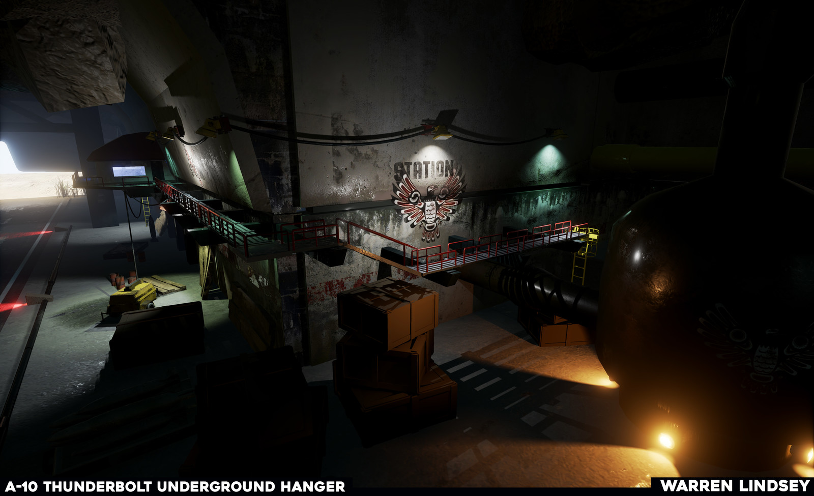 Warren Lindsey - Underground Aircraft Hanger