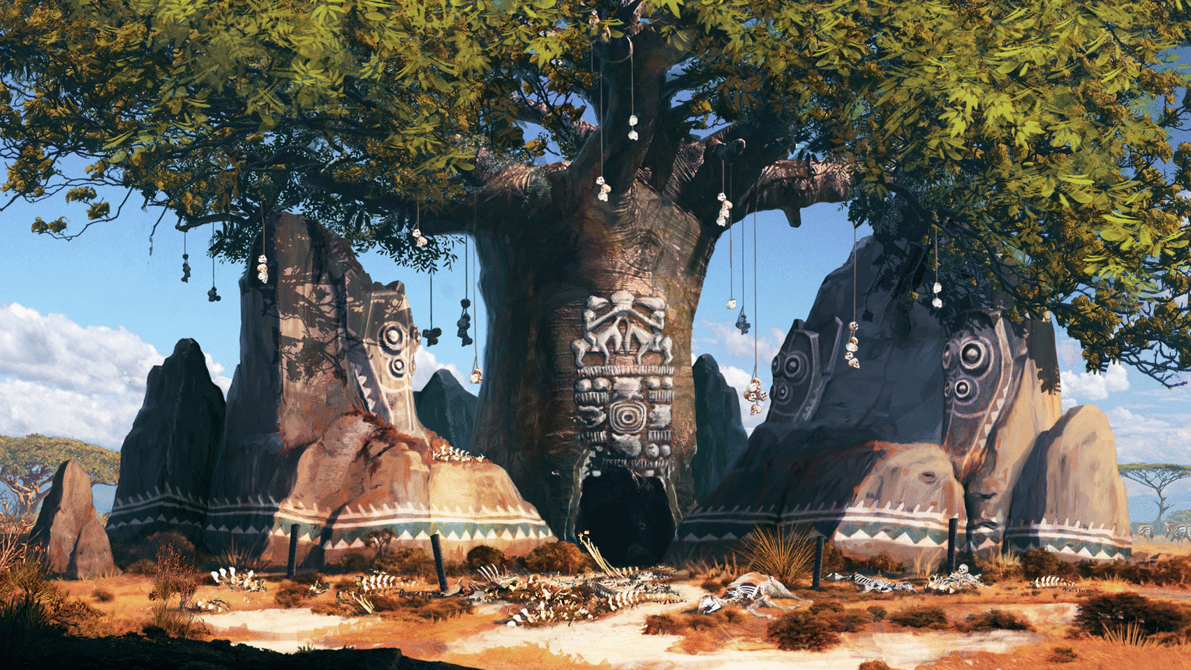 ArtStation - African Sacred Tree