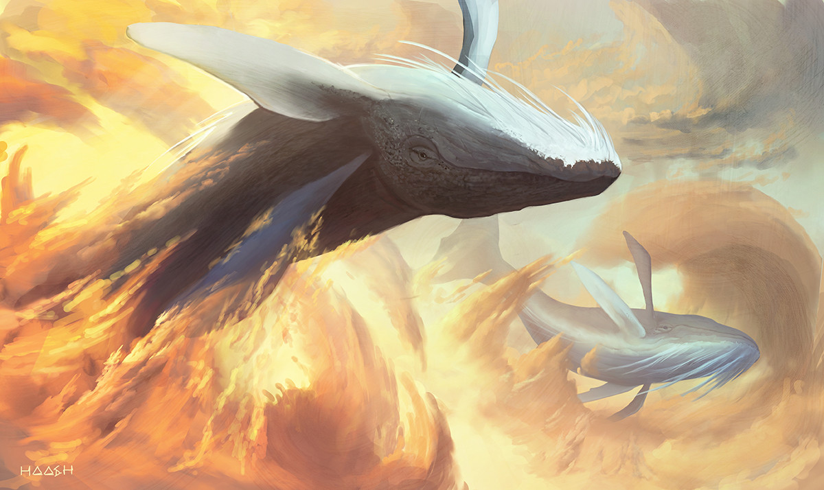 ArtStation - flying whales