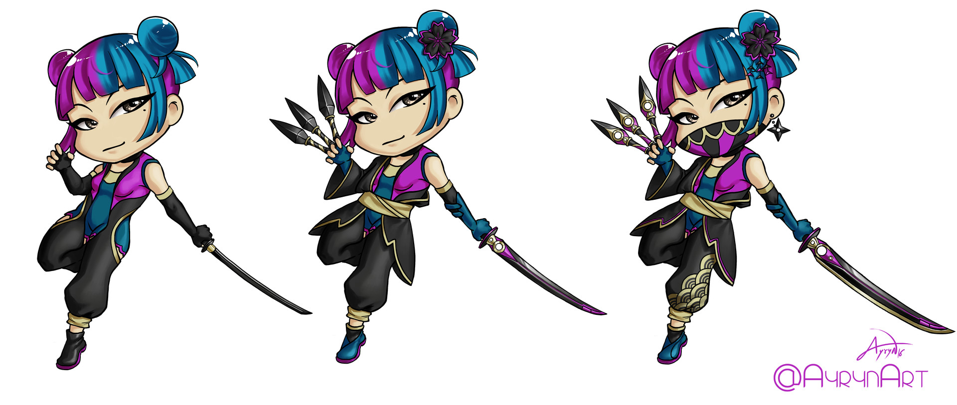 ArtStation - Level up chibi