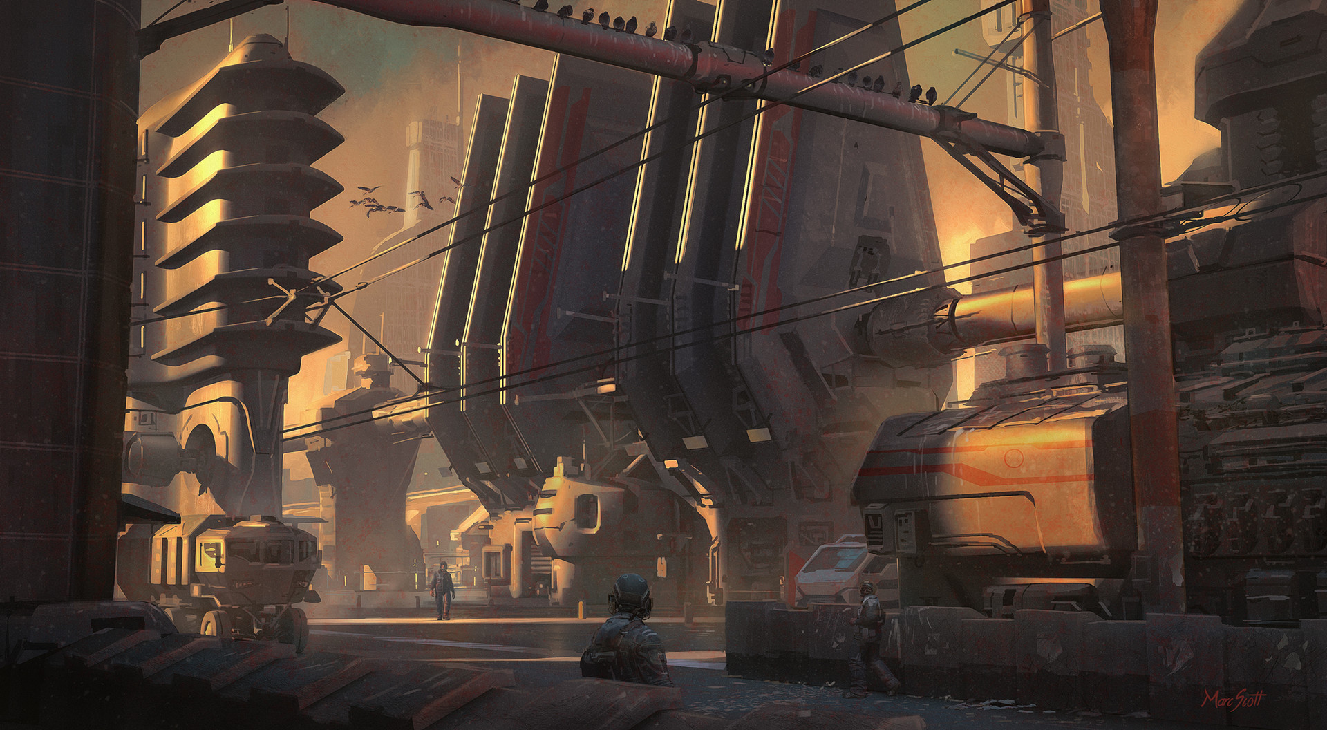 ArtStation - Sci fi Substation