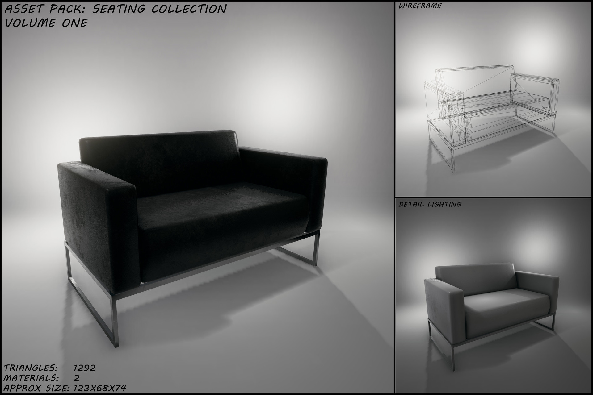 Jamie Murphy - Asset Pack Seating Collection Volume One