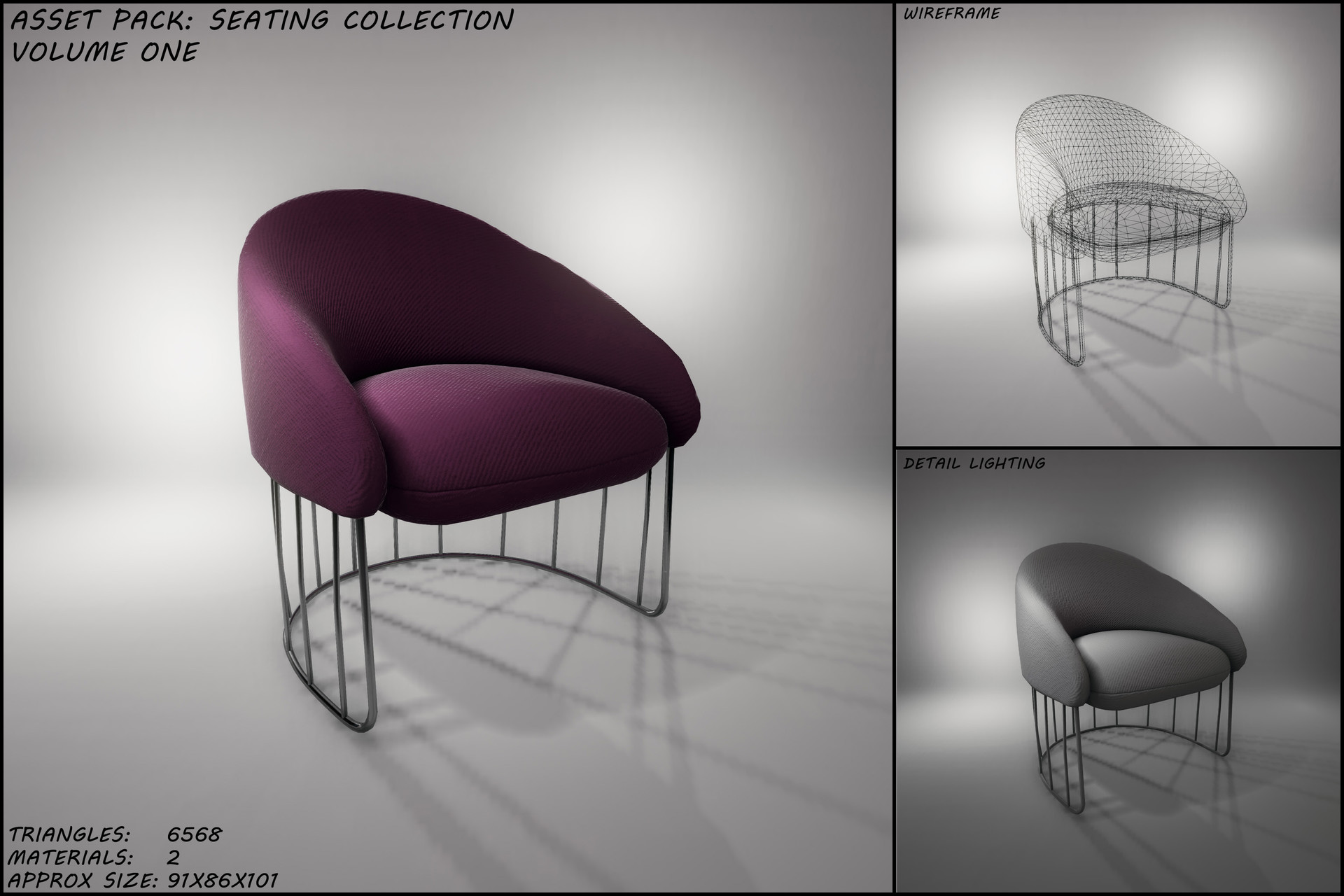 Jamie Murphy - Asset Pack Seating Collection Volume One