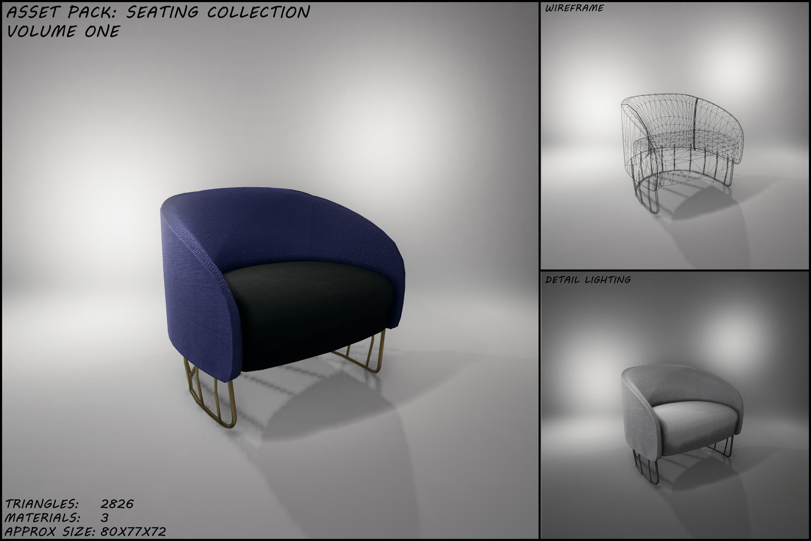 Jamie Murphy - Asset Pack Seating Collection Volume One