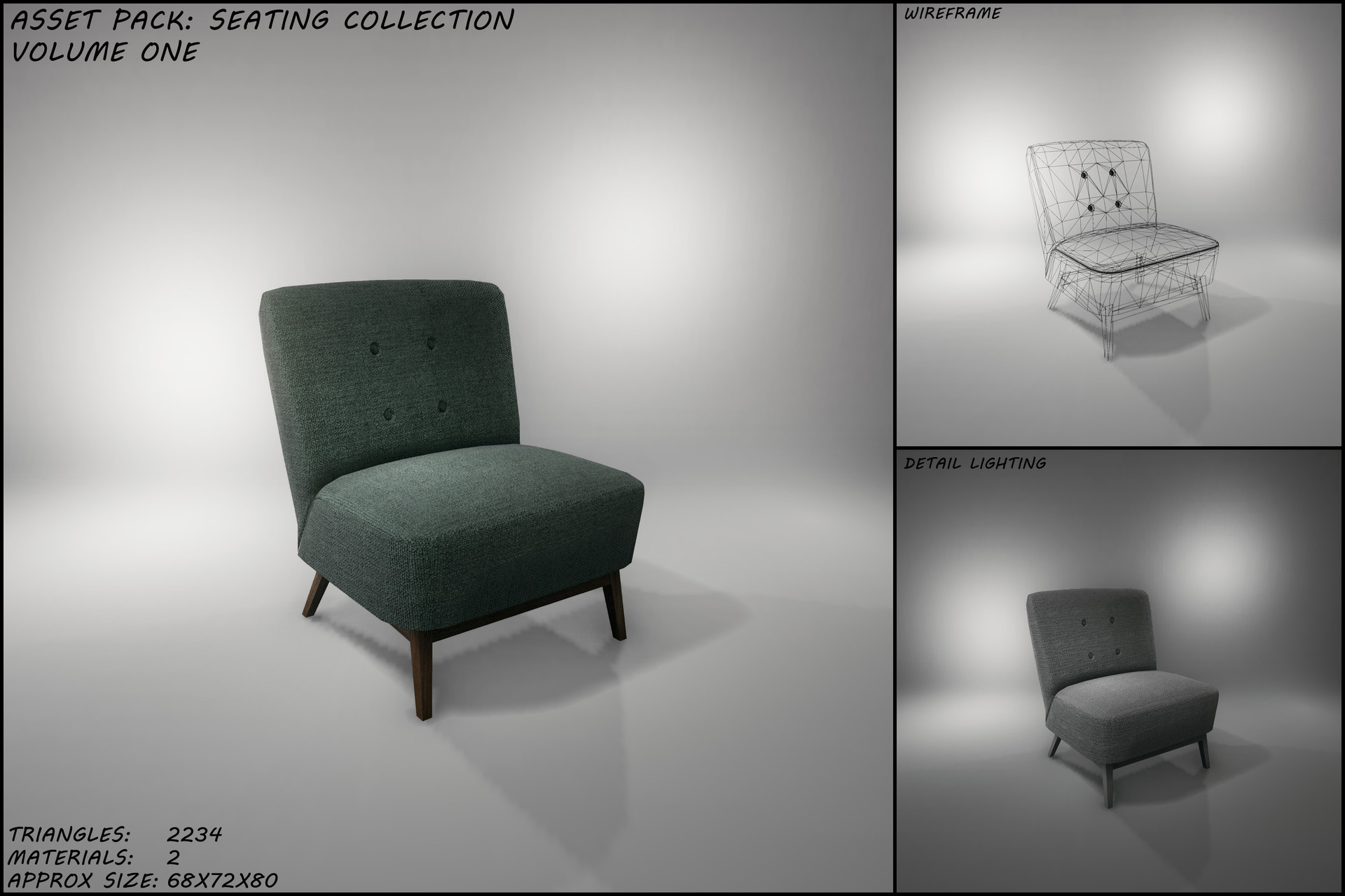 Jamie Murphy - Asset Pack Seating Collection Volume One