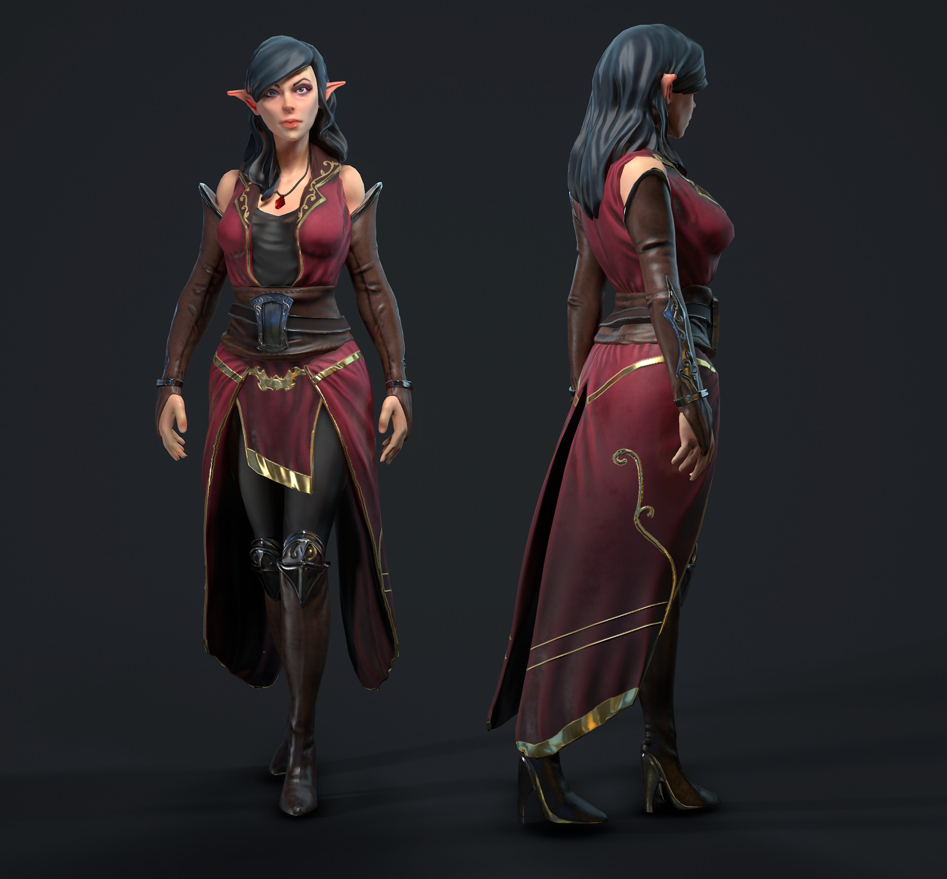 ArtStation - Elven Witch