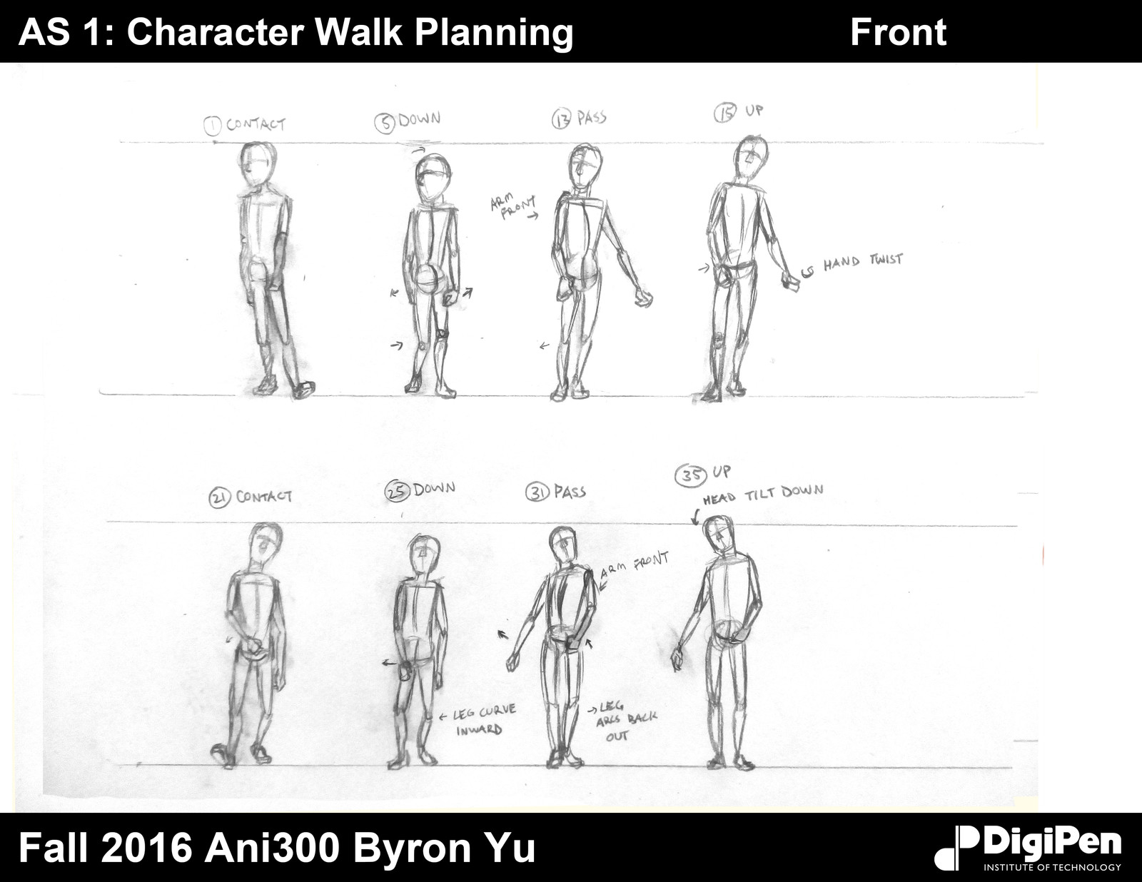 Baiyuu - Walk Animation