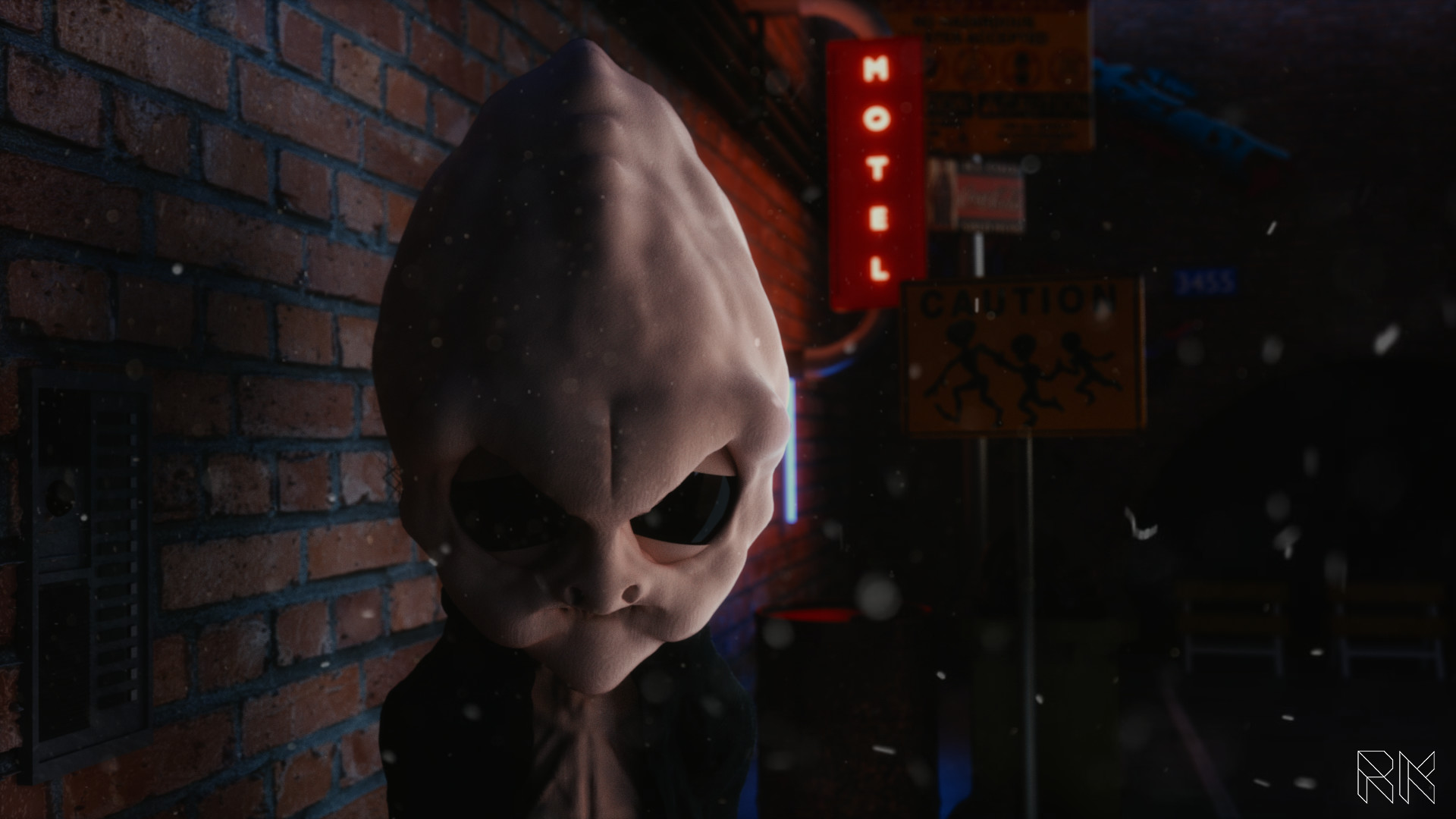 ArtStation - Creepy alien