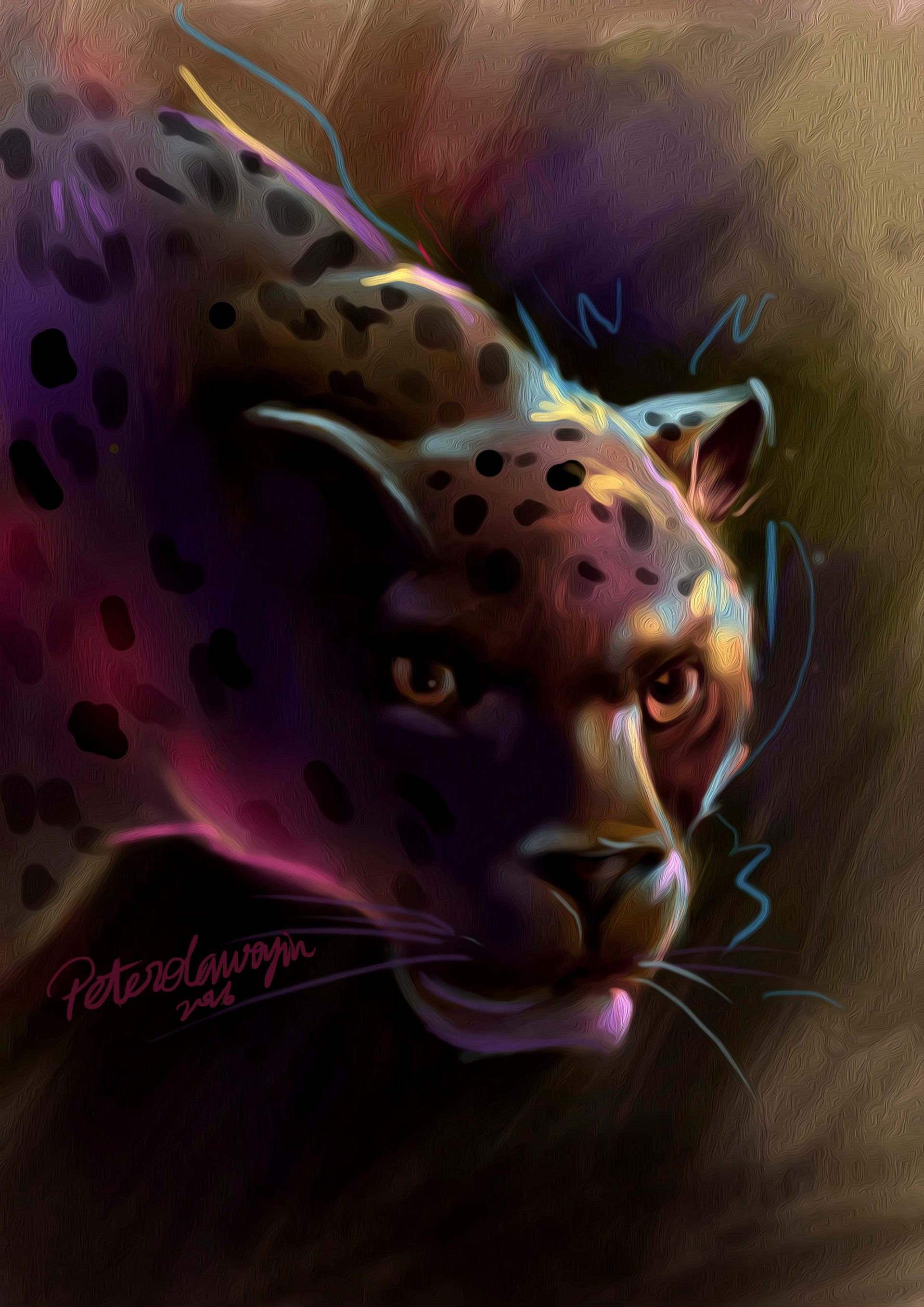 ArtStation - Leopard Portrait