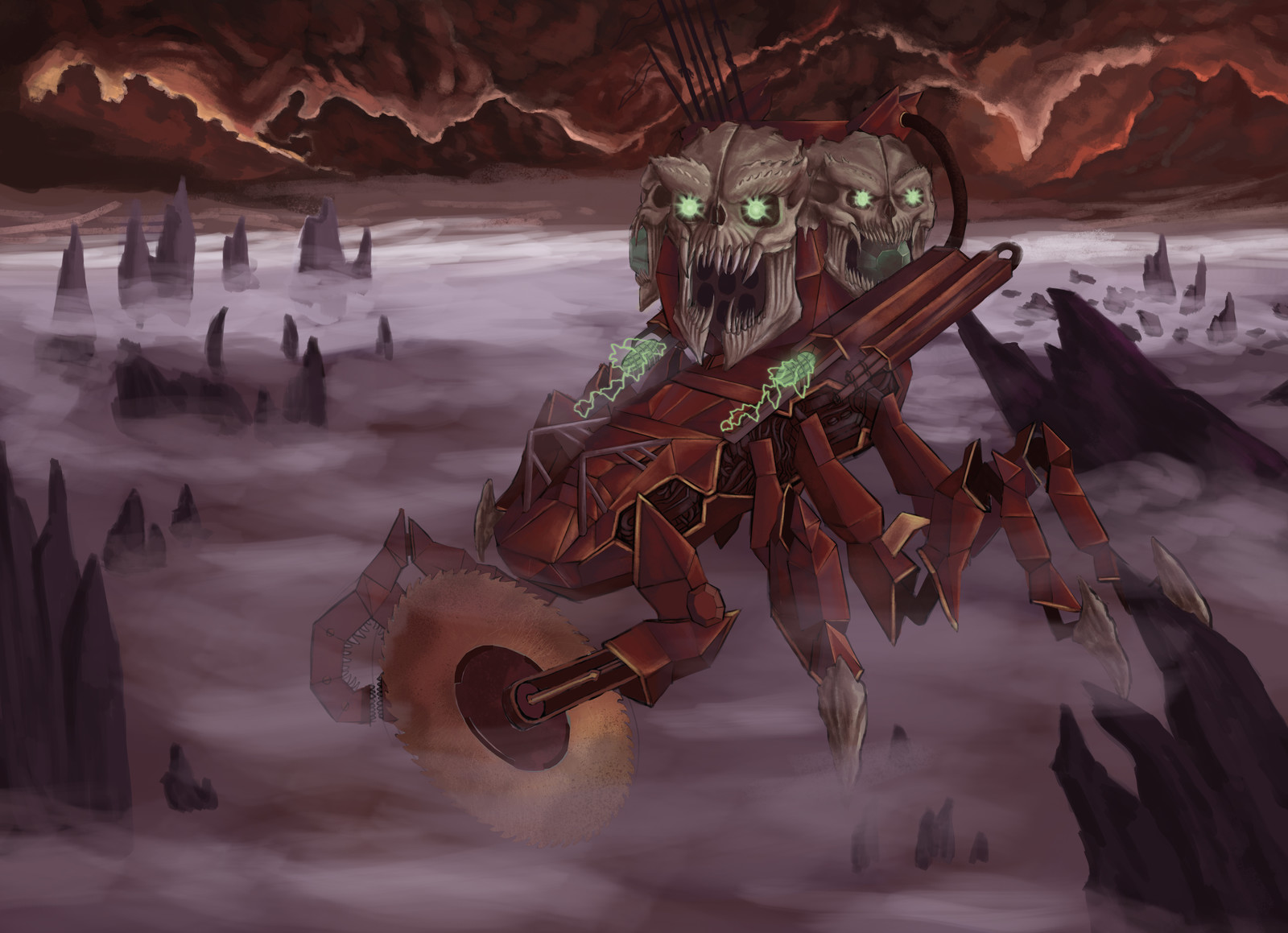 Cynthia Grillo - Space Demon Assault Vehicle Concept