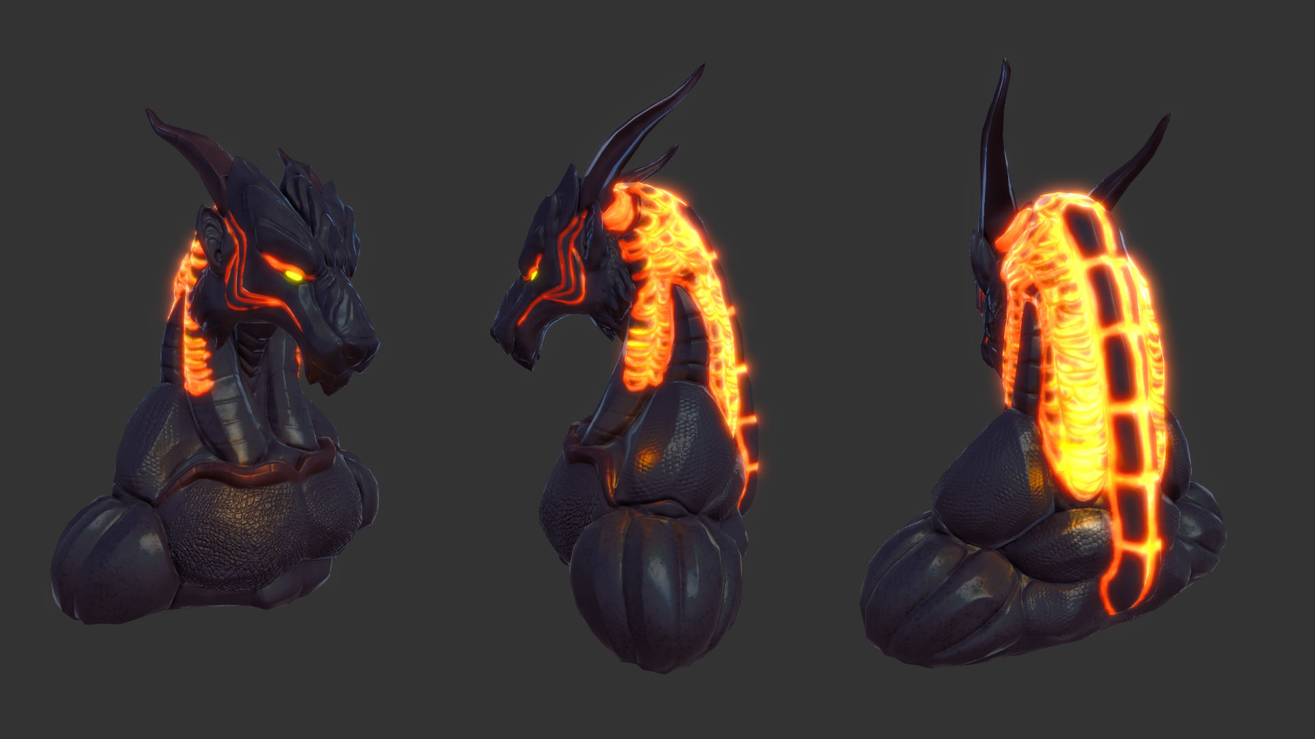 ArtStation - Dragon Bust Theme 02