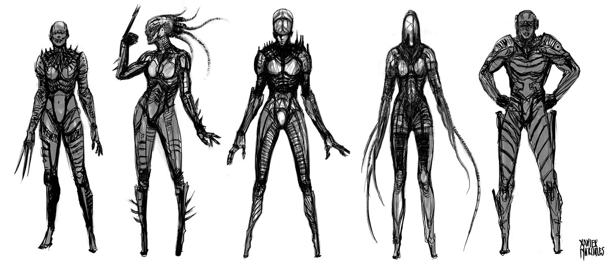 ArtStation - Rough Character Sketches