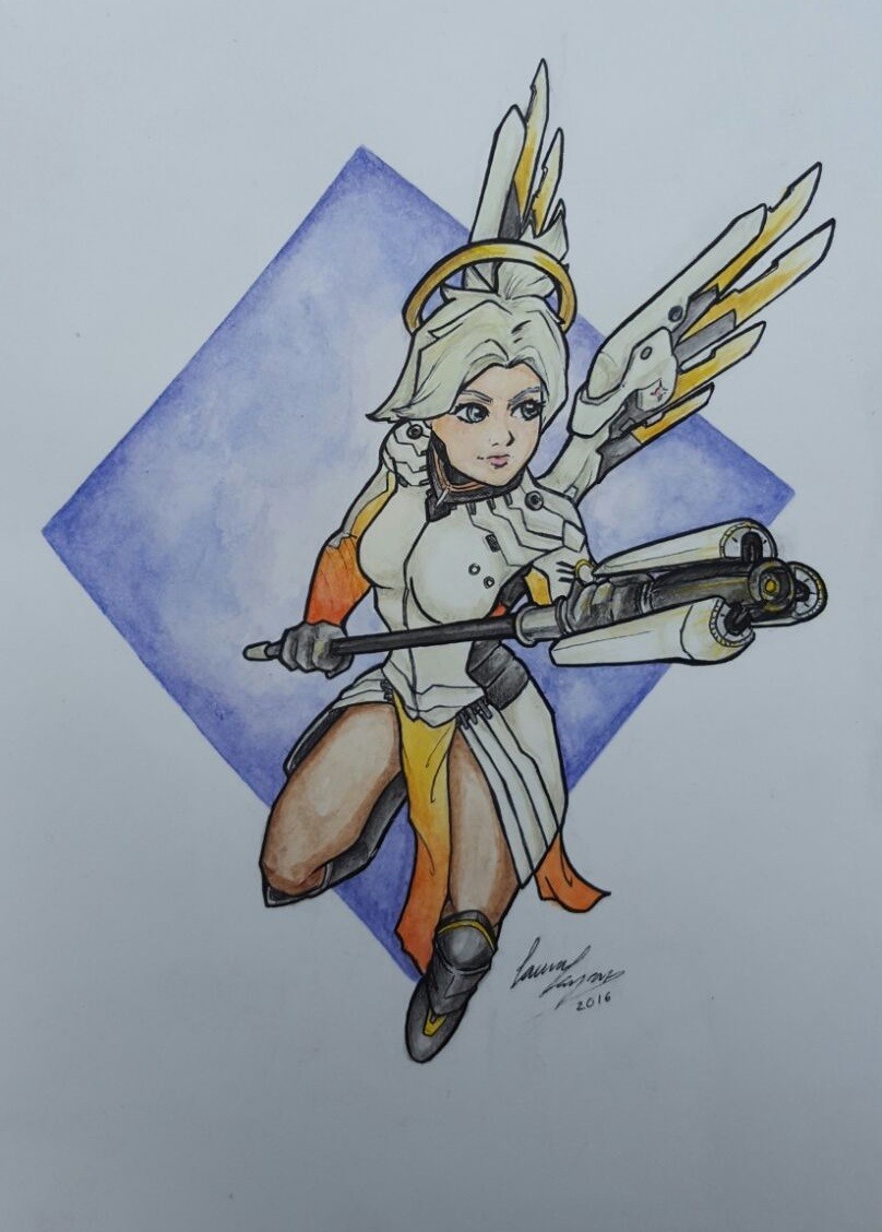 ArtStation - Mercy Overwatch