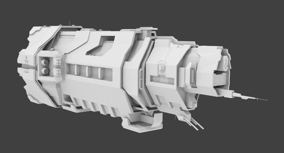 ArtStation - Sins of the Prophets: SOaSE:R - Autumn Class Cruiser