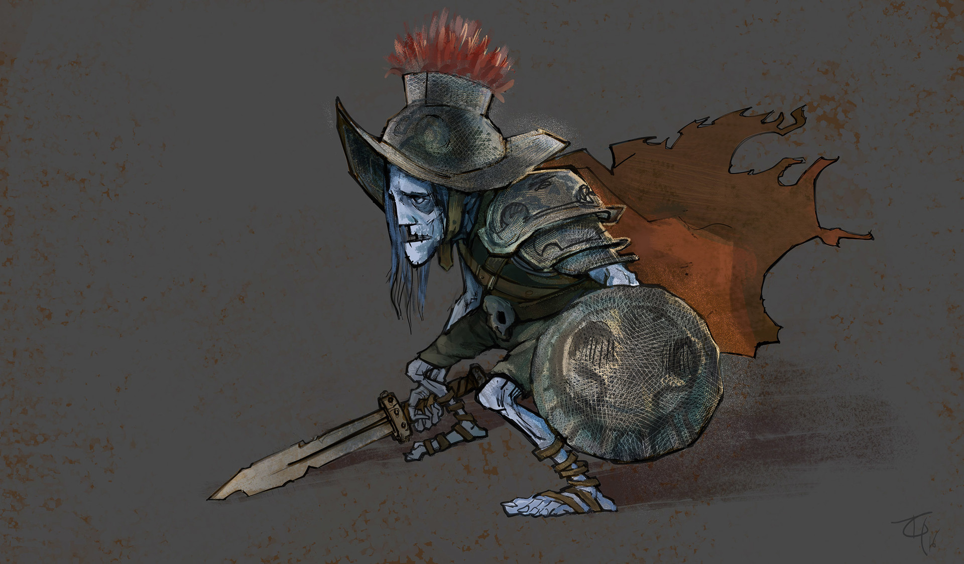 ArtStation - Undead gladiator