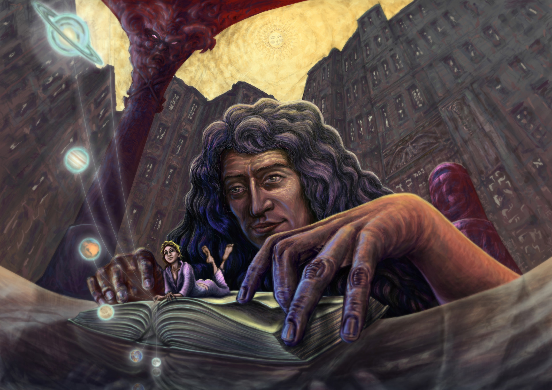 ArtStation - Newton, and his friend who is invisible by the way