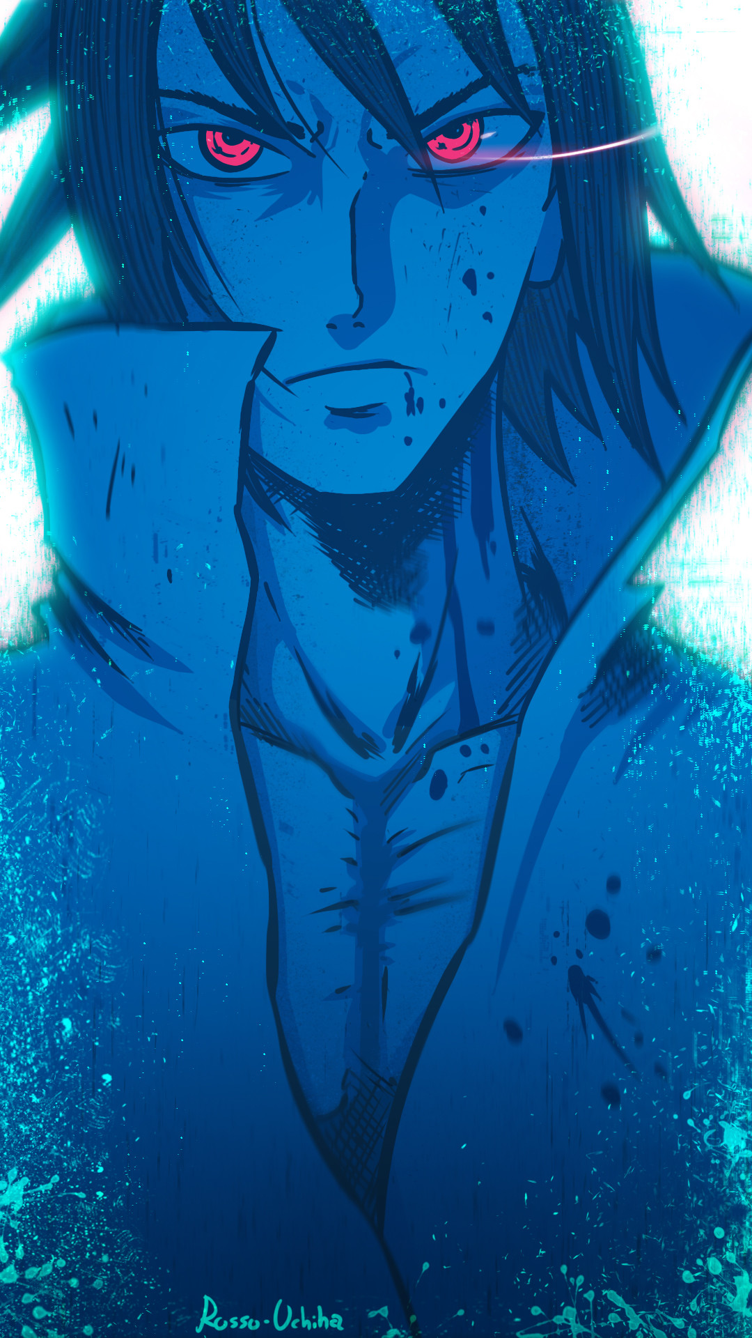 ArtStation - Sasuke Uchiha - TEAM 7 - BLUE