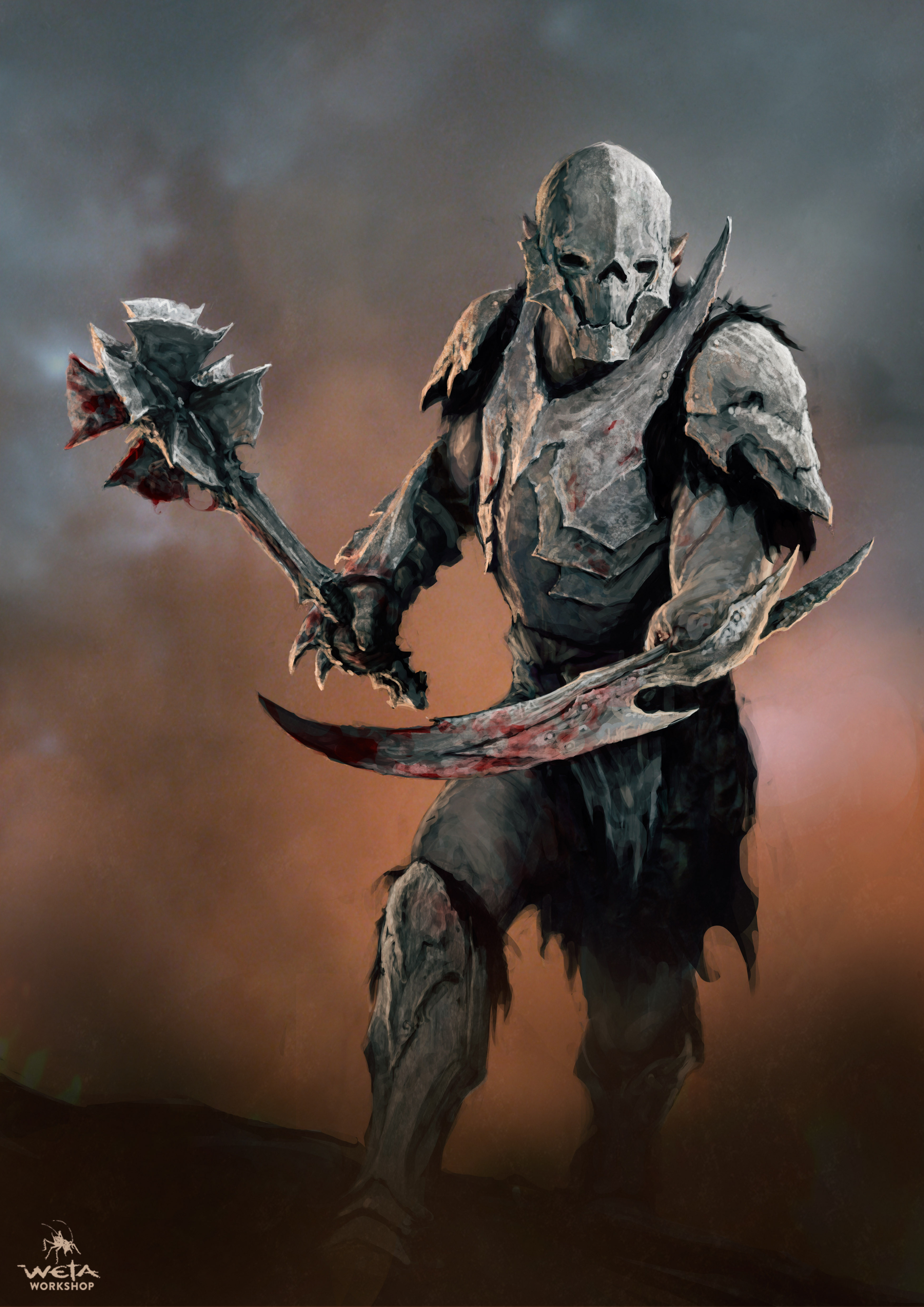 White Orc Hobbit Movie