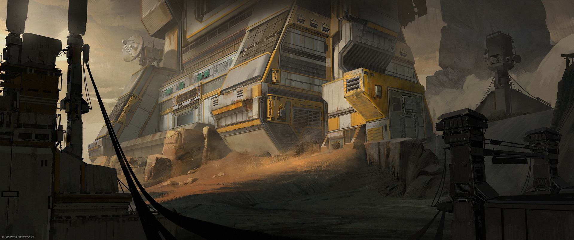 ArtStation - Planetary base