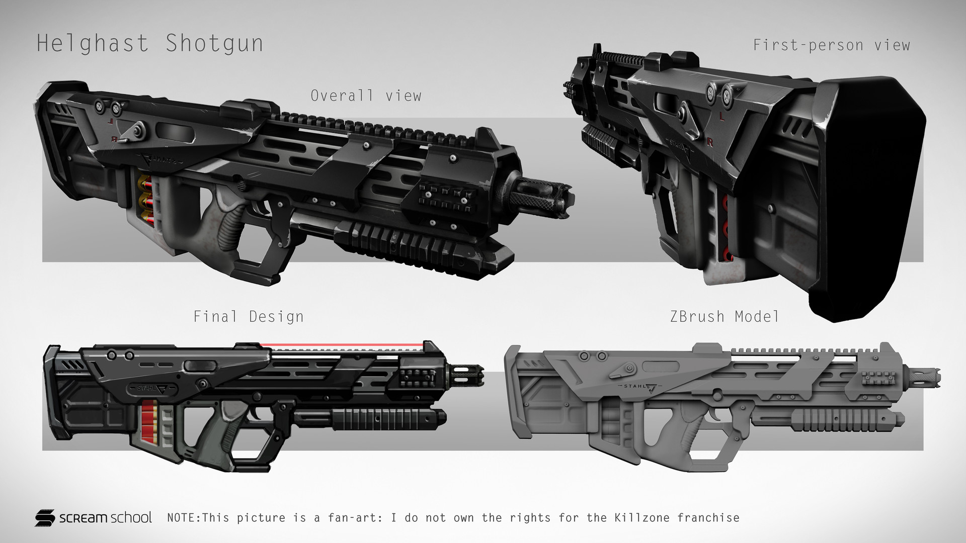 Killzone Weapon Concept Art
