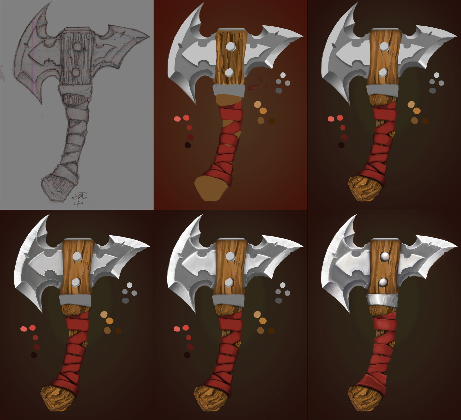 ArtStation - Handpainted Axe