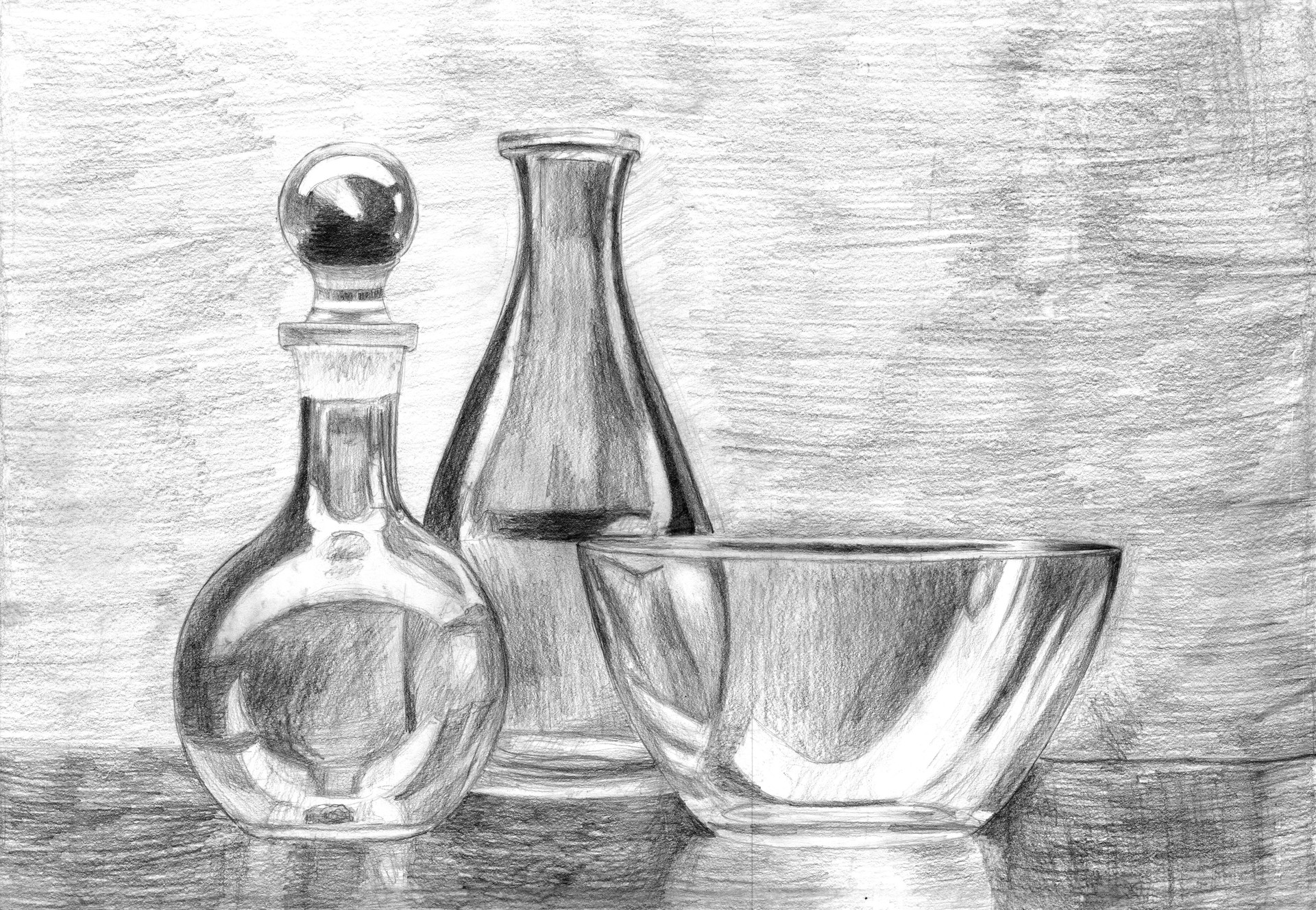 ArtStation - Glass ornaments still life