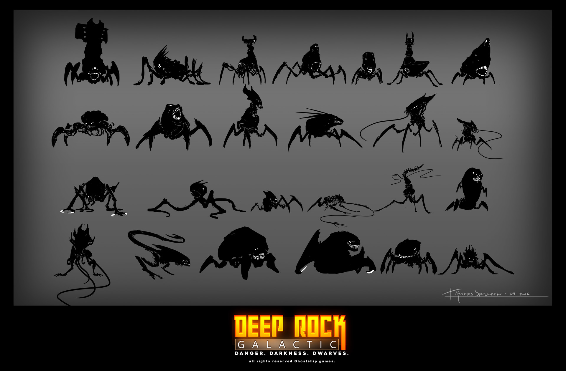 Thomas Sørensen - Concept Art for Deep Rock Galactic