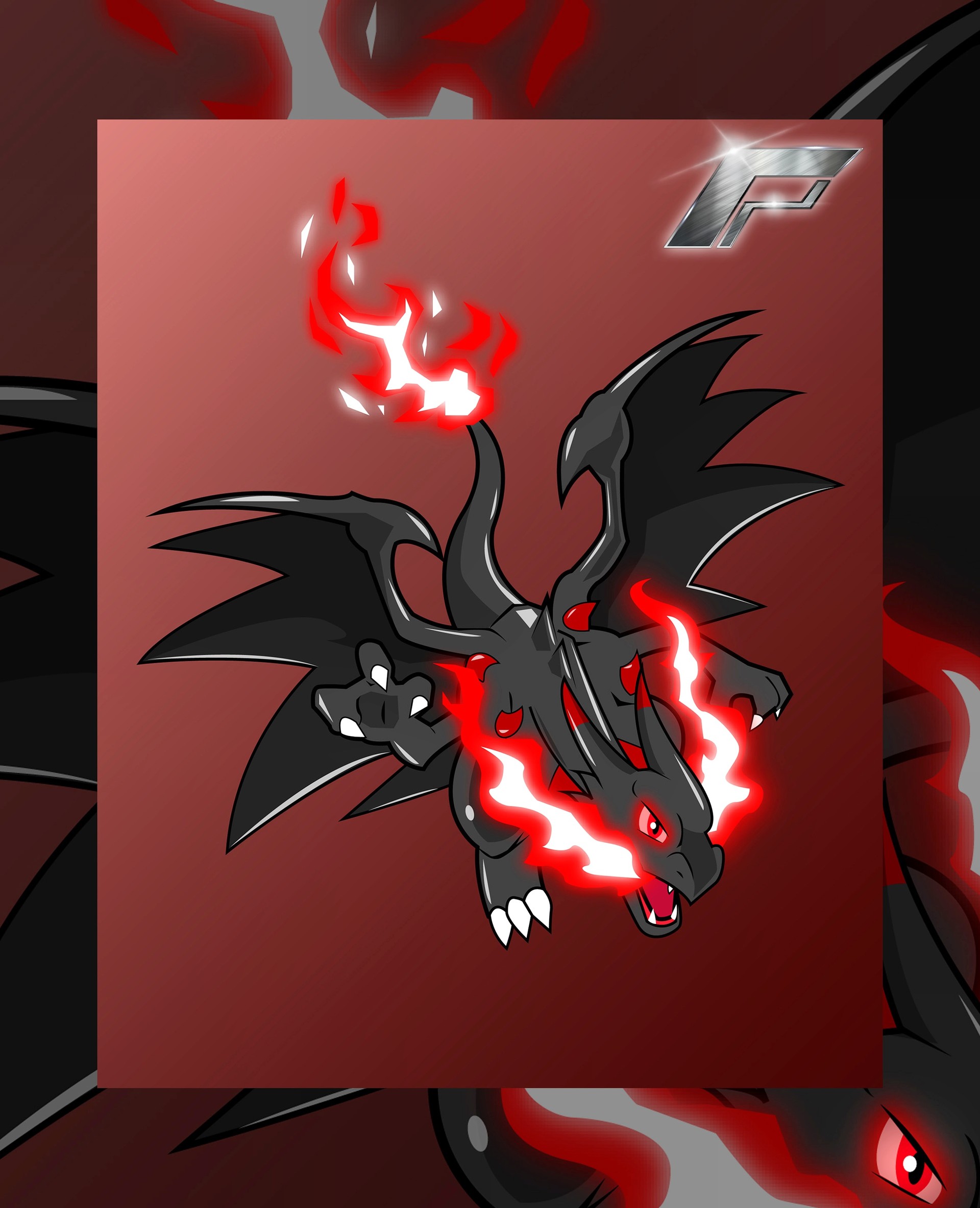 Dark Charizard Art