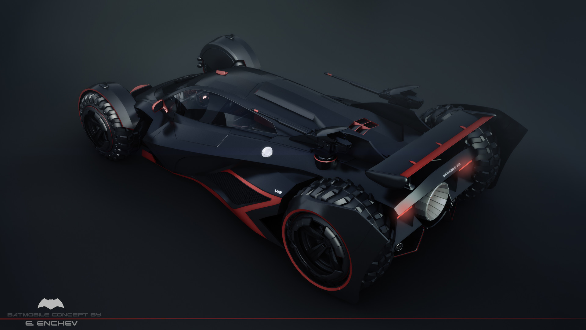 Encho Enchev - batmobile concept V12