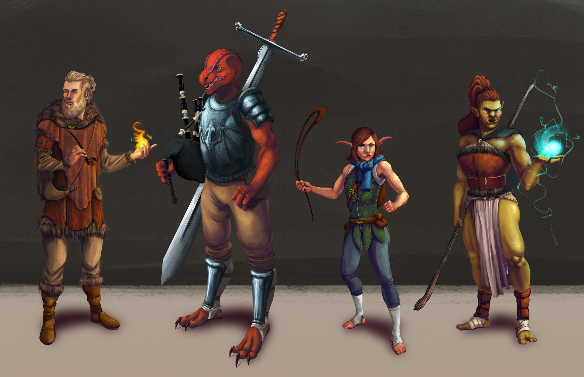 ArtStation - DnD crew