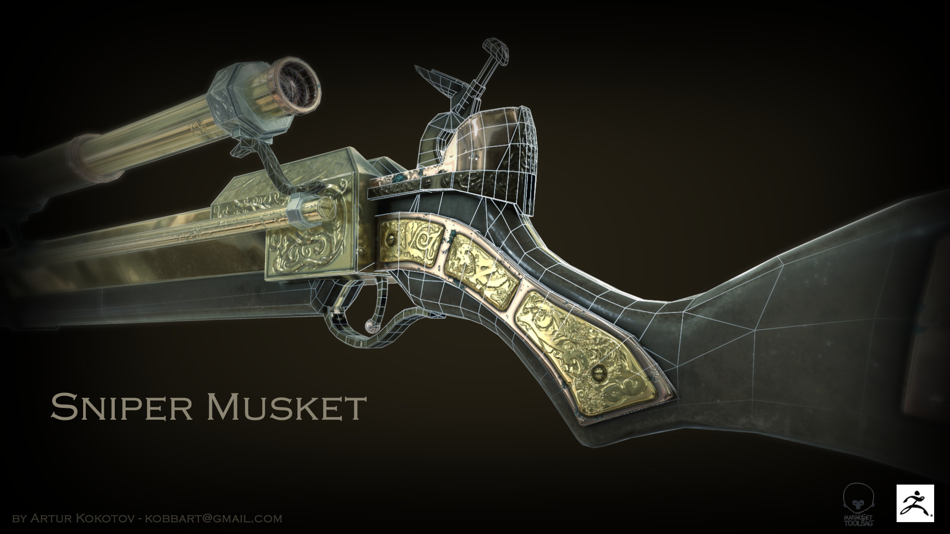 ArtStation - Sniper Musket, Arthur Kokotov