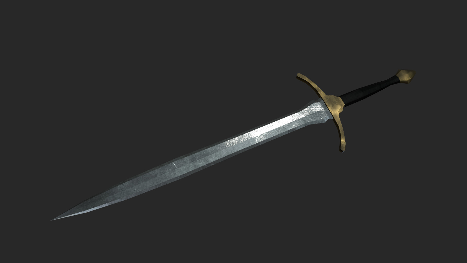 Jake Robinson - Low Poly Sword - First Texture session