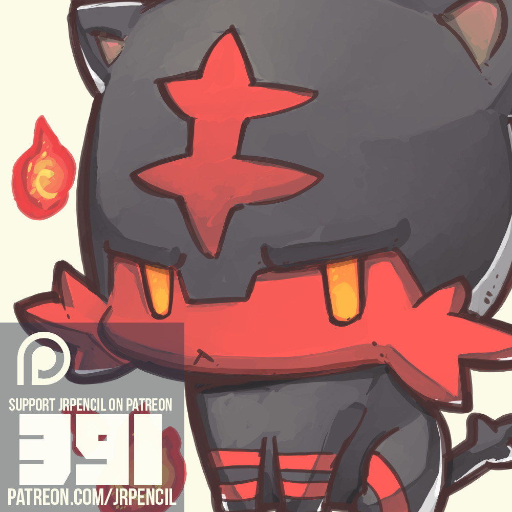 how to draw chibi litten
