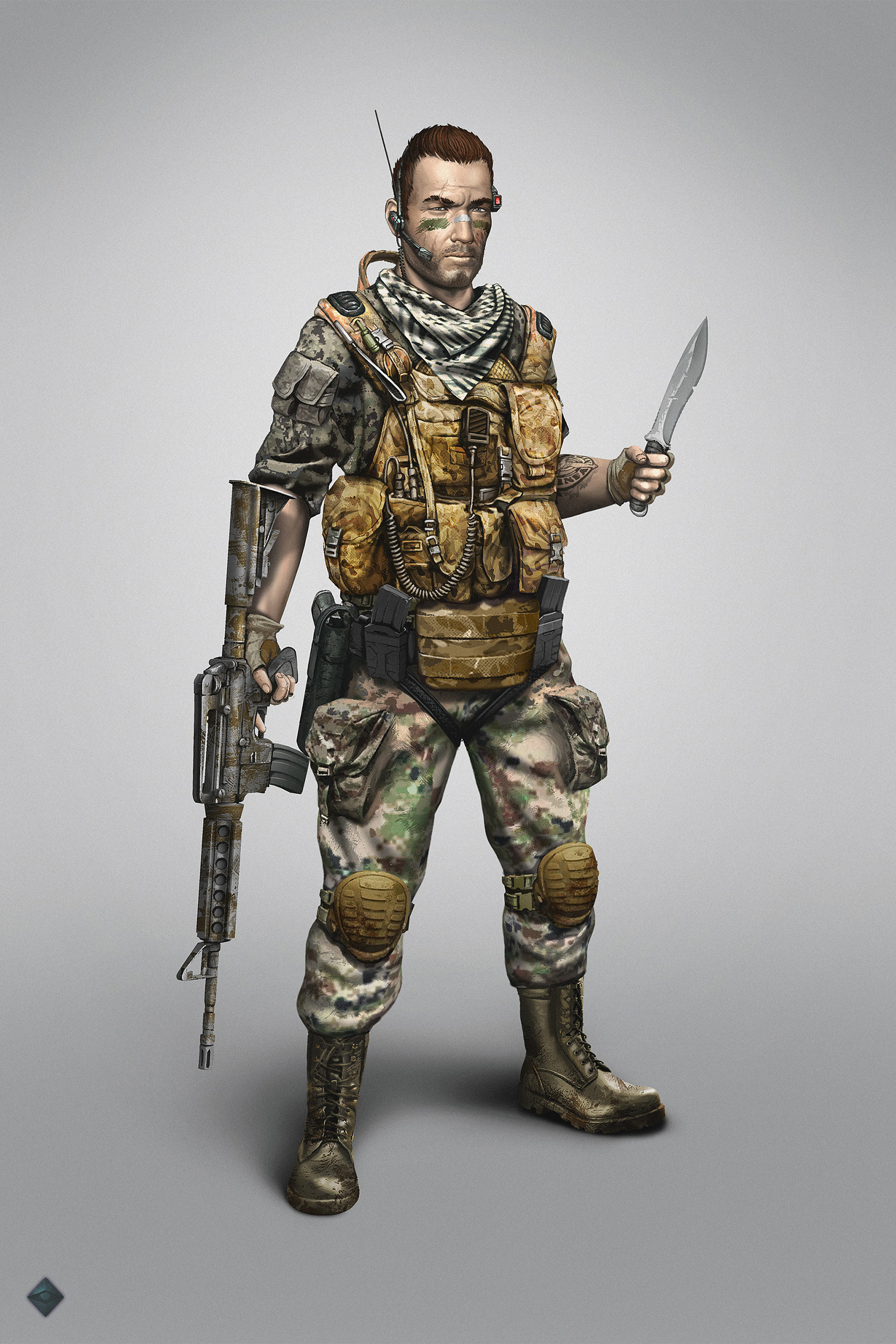 ArtStation - MilitaryMan