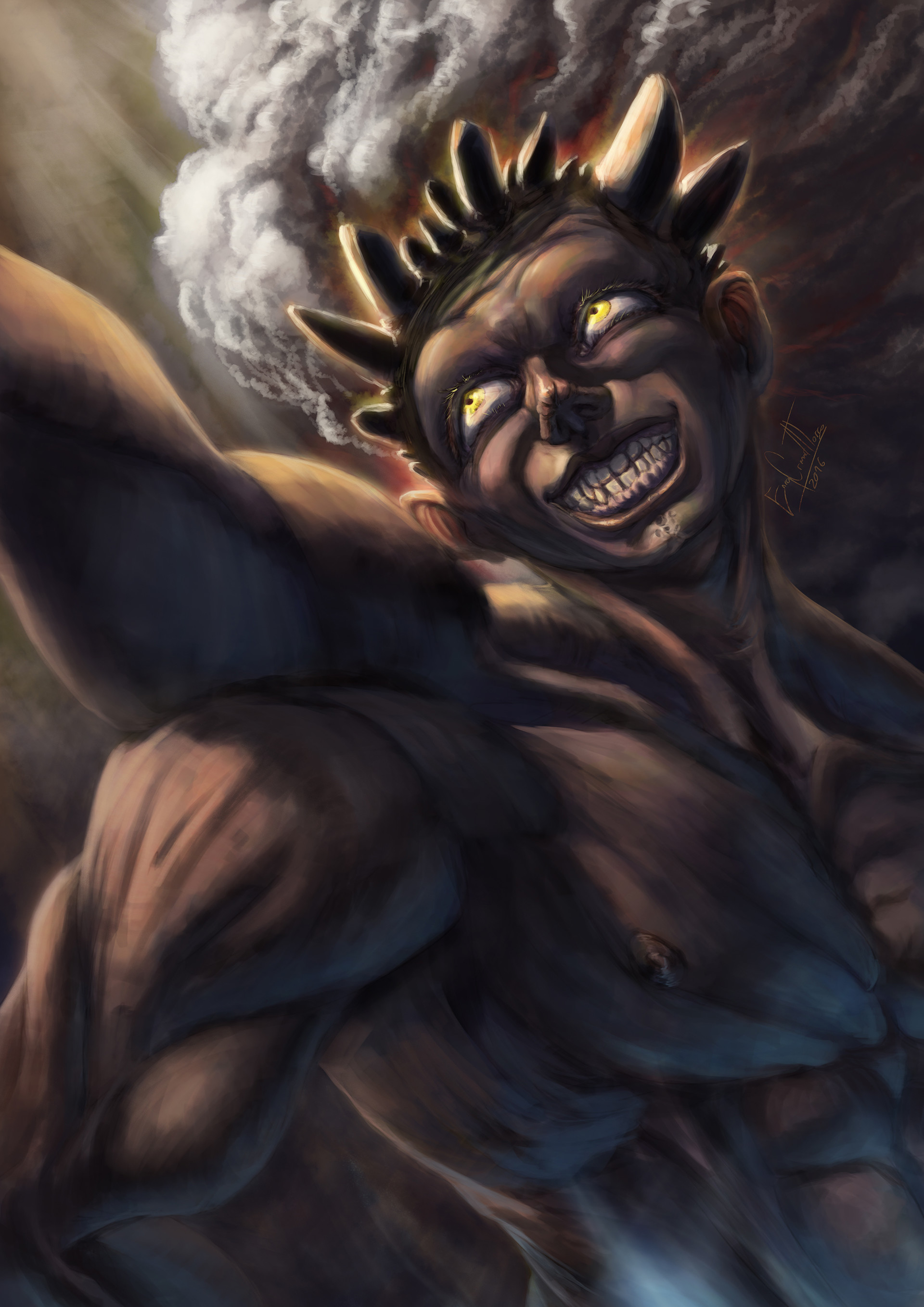 ArtStation - Crowned Demon