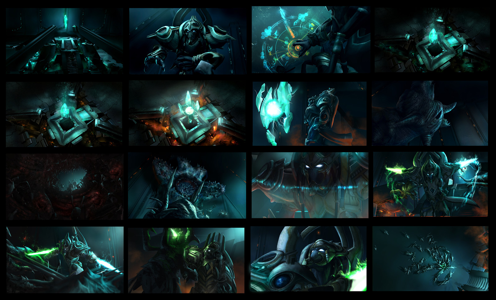 Charles Lee - color script for starcraft 2