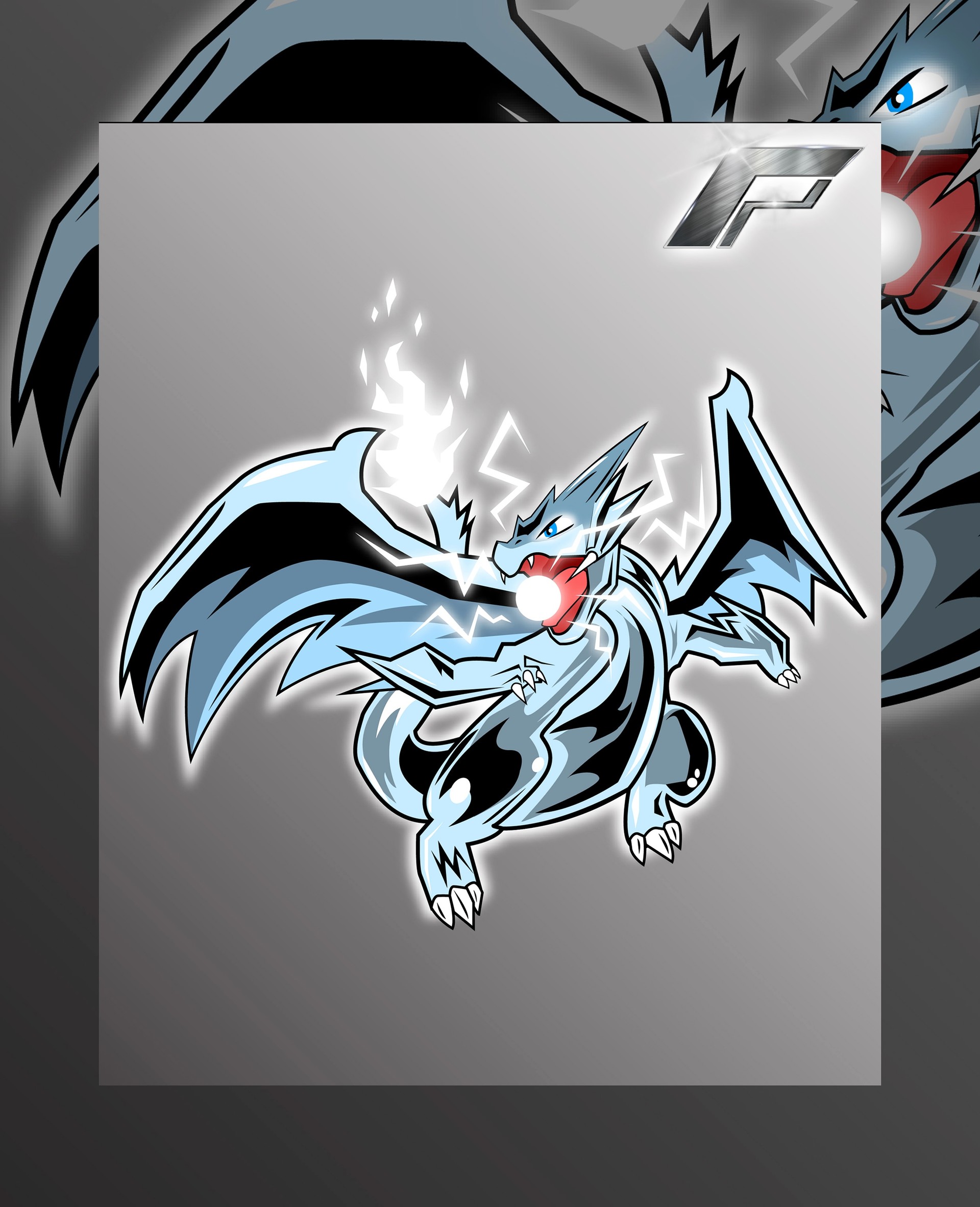 ArtStation - 💎💎Mega Blue Eyes White Charizard💎💎