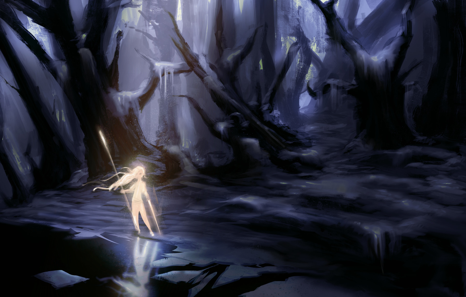 ArtStation - Ice spirit