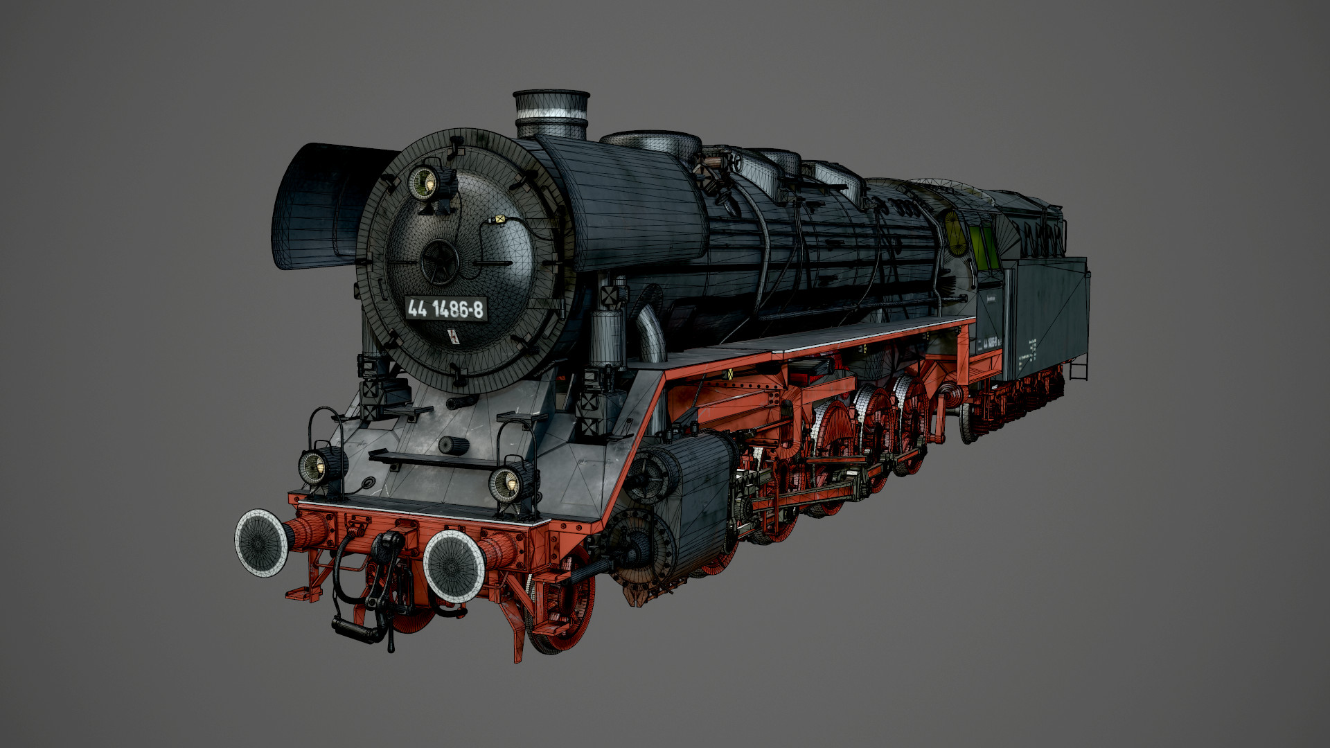 Mykolas Parulskis - BR 44 Steam Locomotive