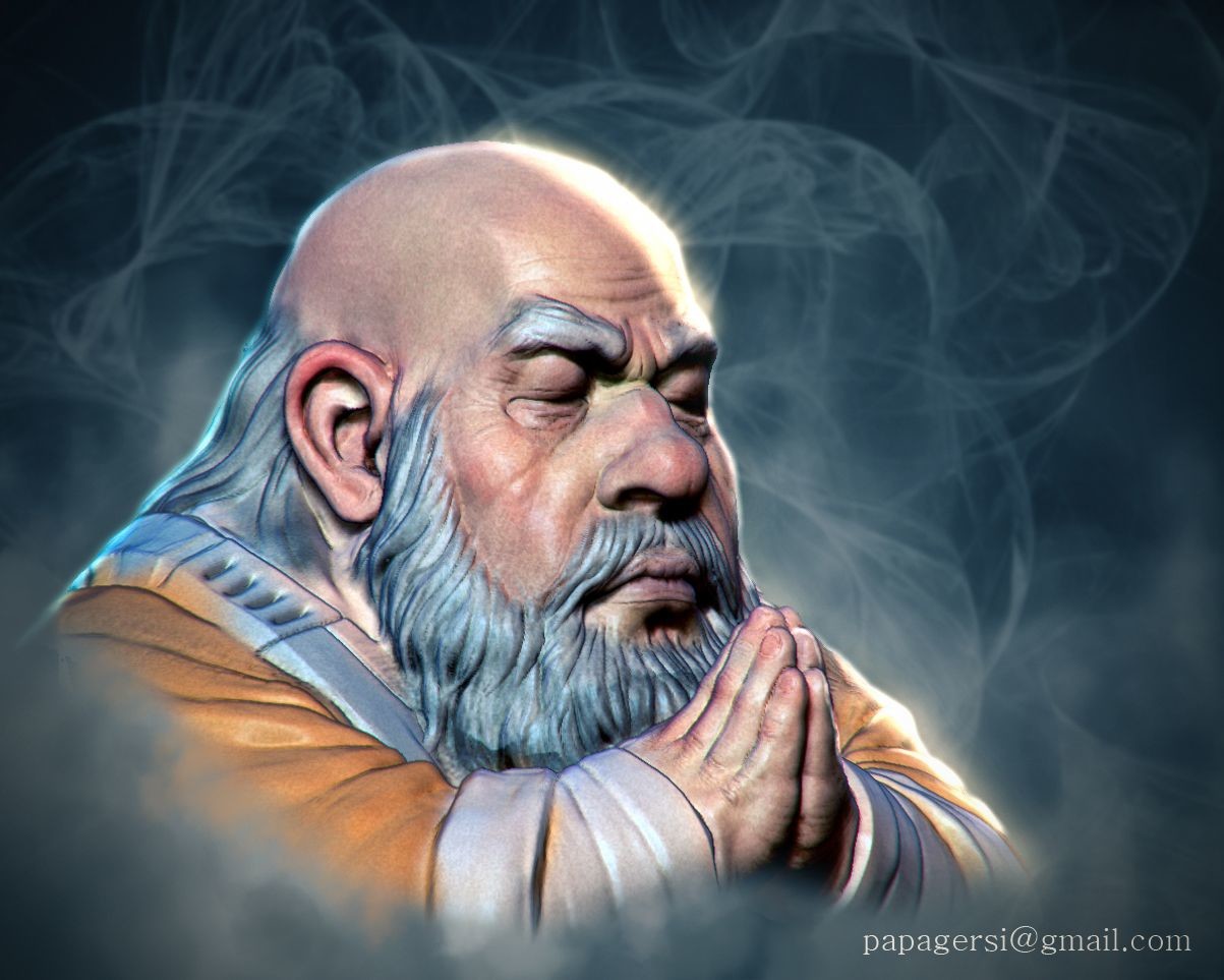 ArtStation - a monk
