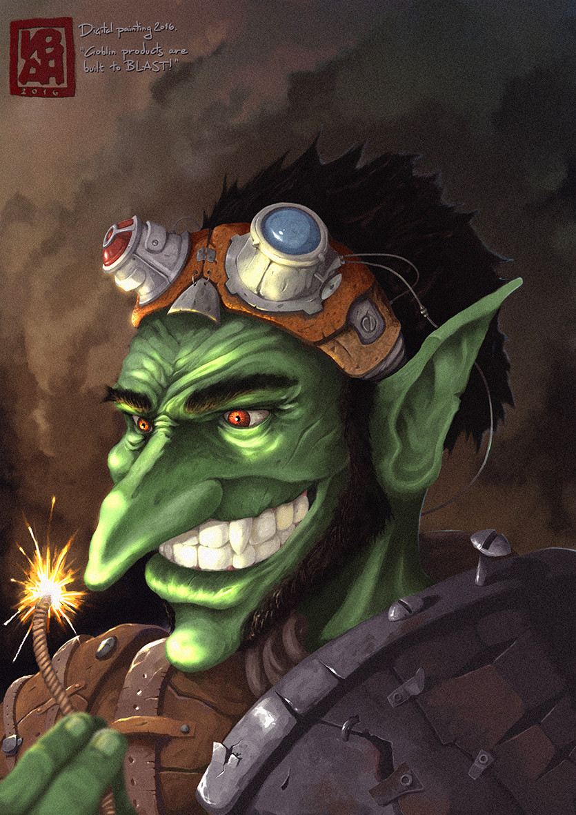 ArtStation - Goblin products are built to BLAST!