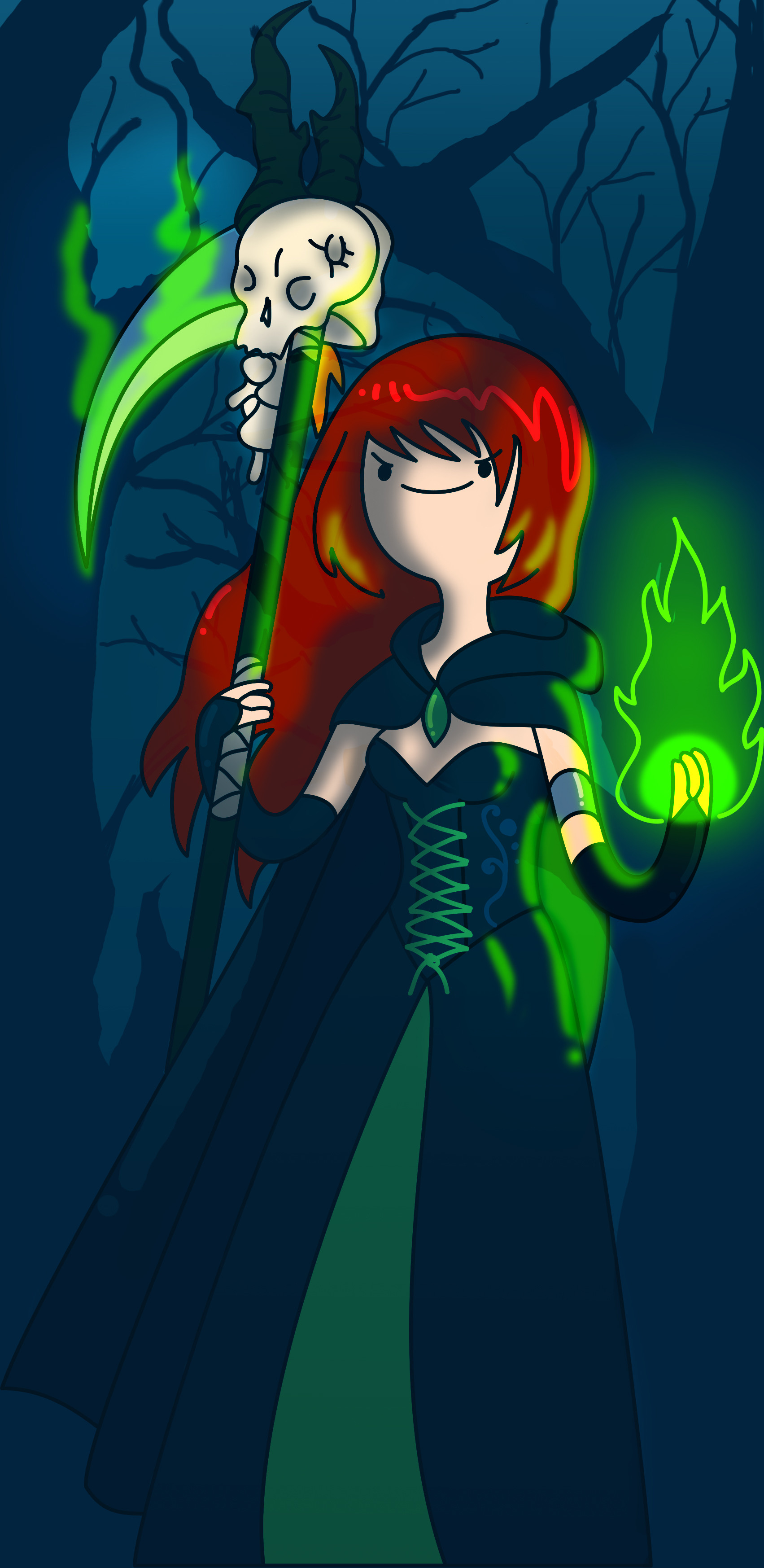 ArtStation - Red Necromancer