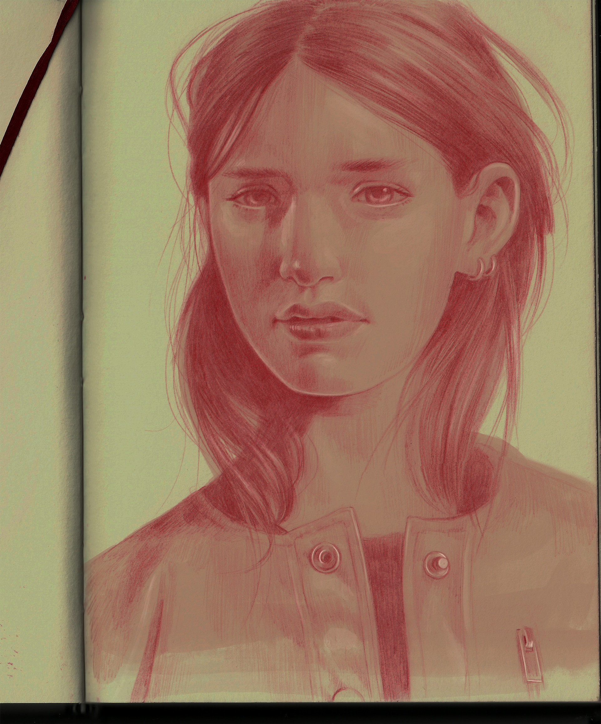 ArtStation - Girl sketch!
