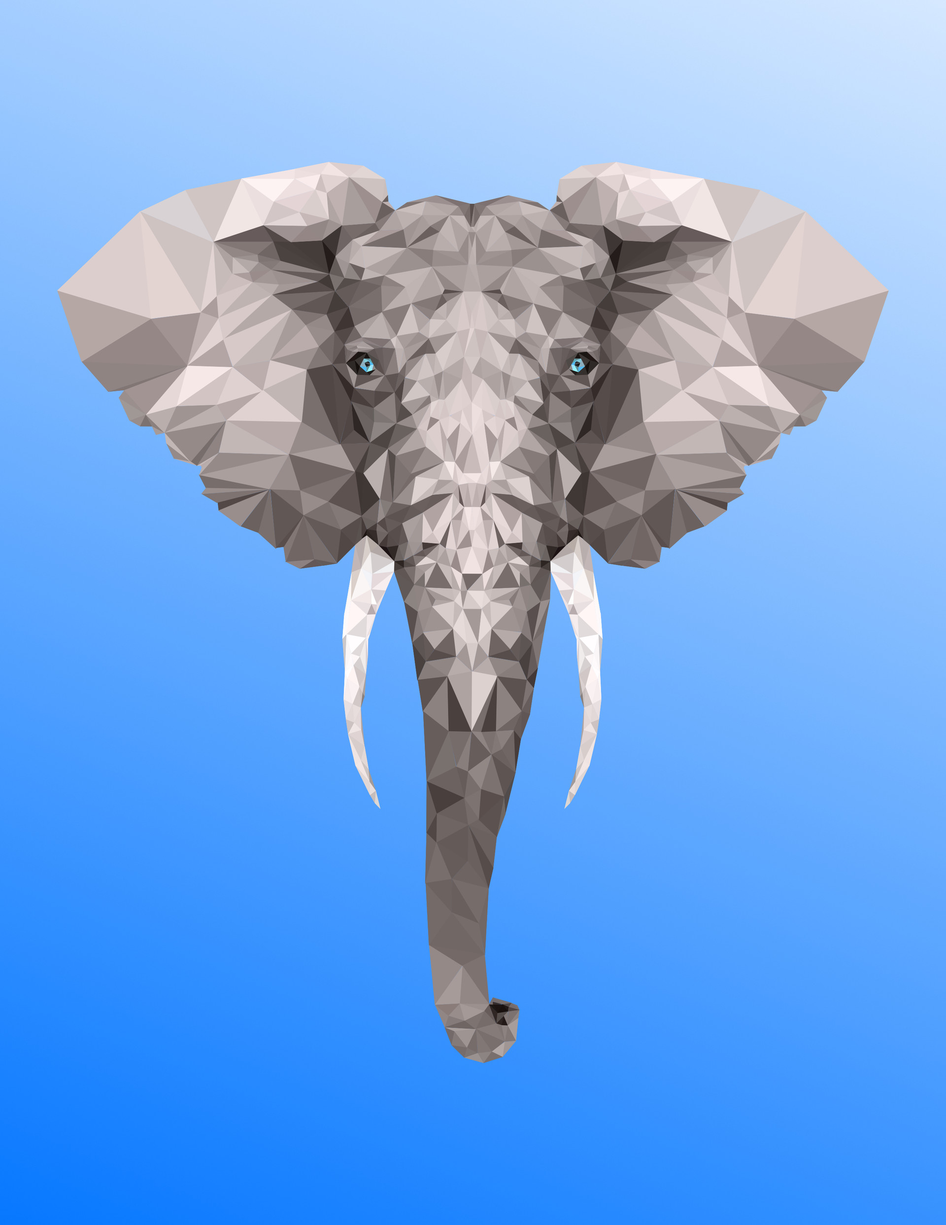 ArtStation - Elephant Head Polygonal