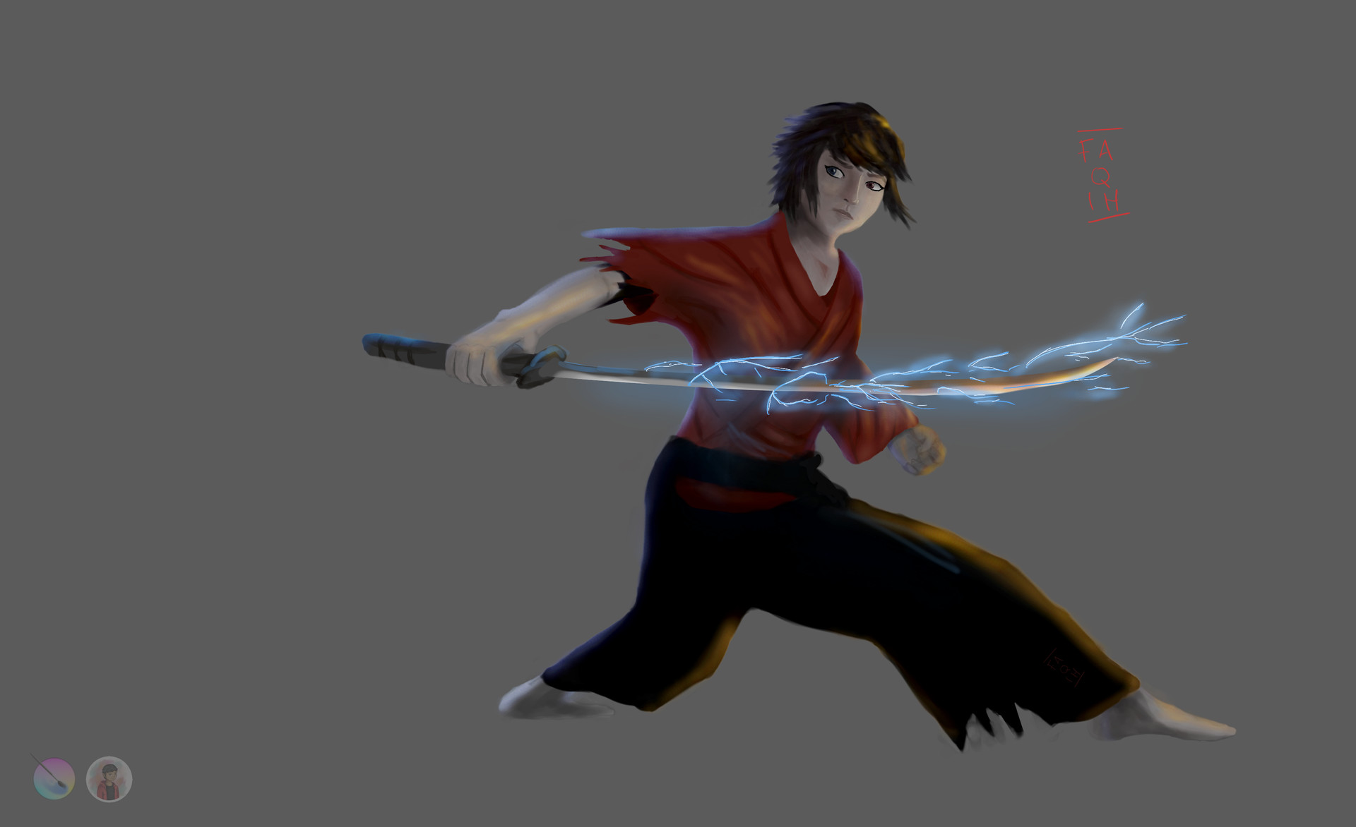 ArtStation - blow of samurai