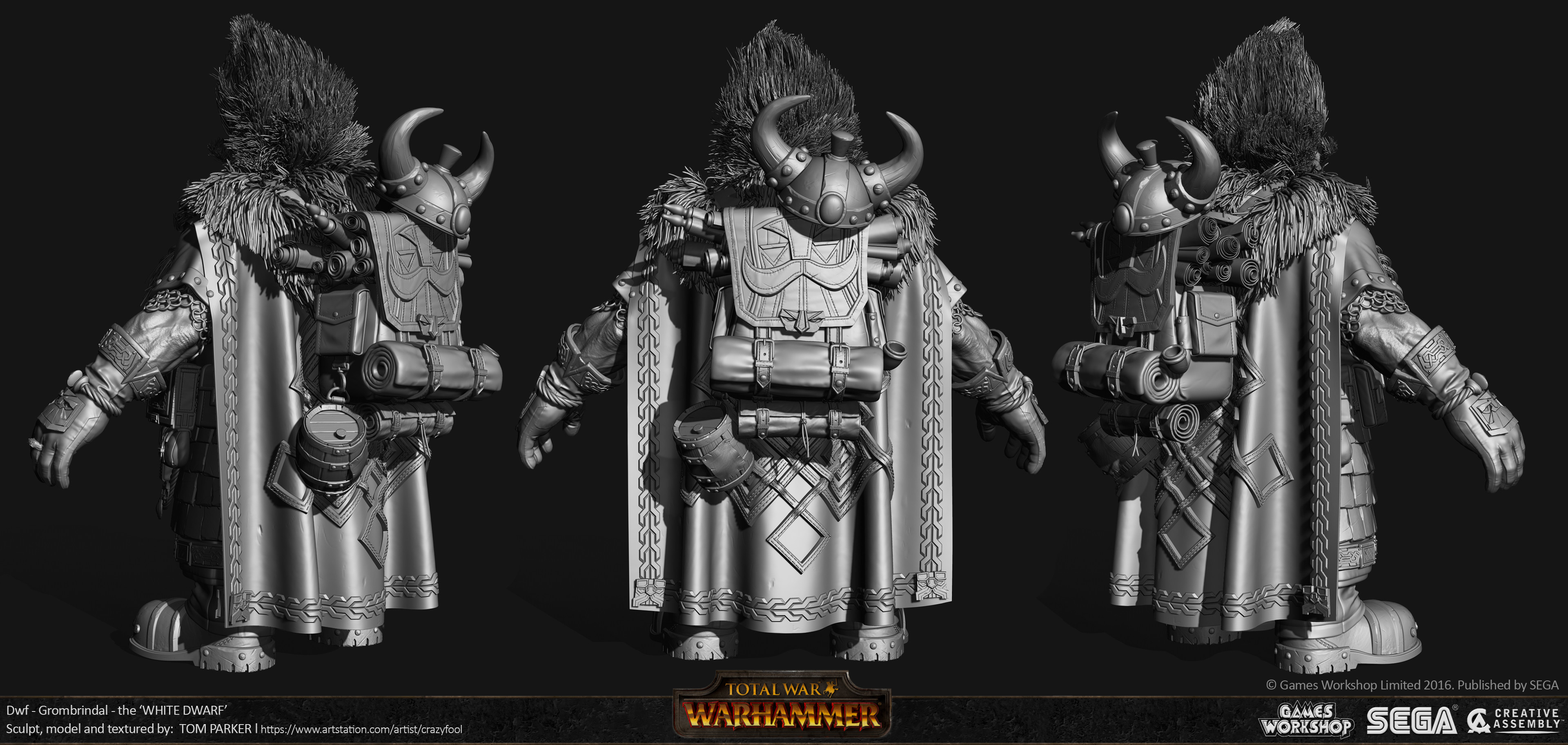 Tom Parker - Total War Warhammer - Grombrindal the White Dwarf