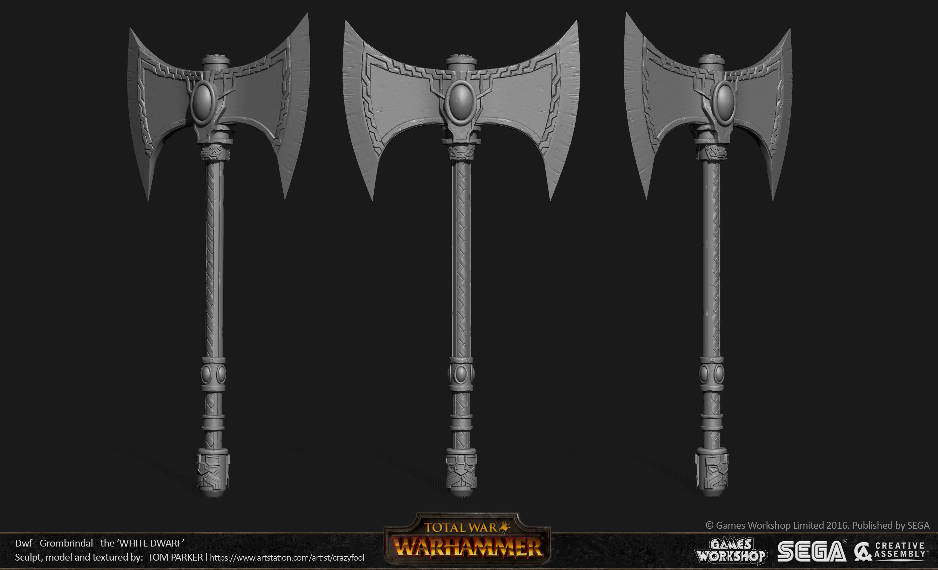 Tom Parker - Total War Warhammer - Grombrindal the White Dwarf