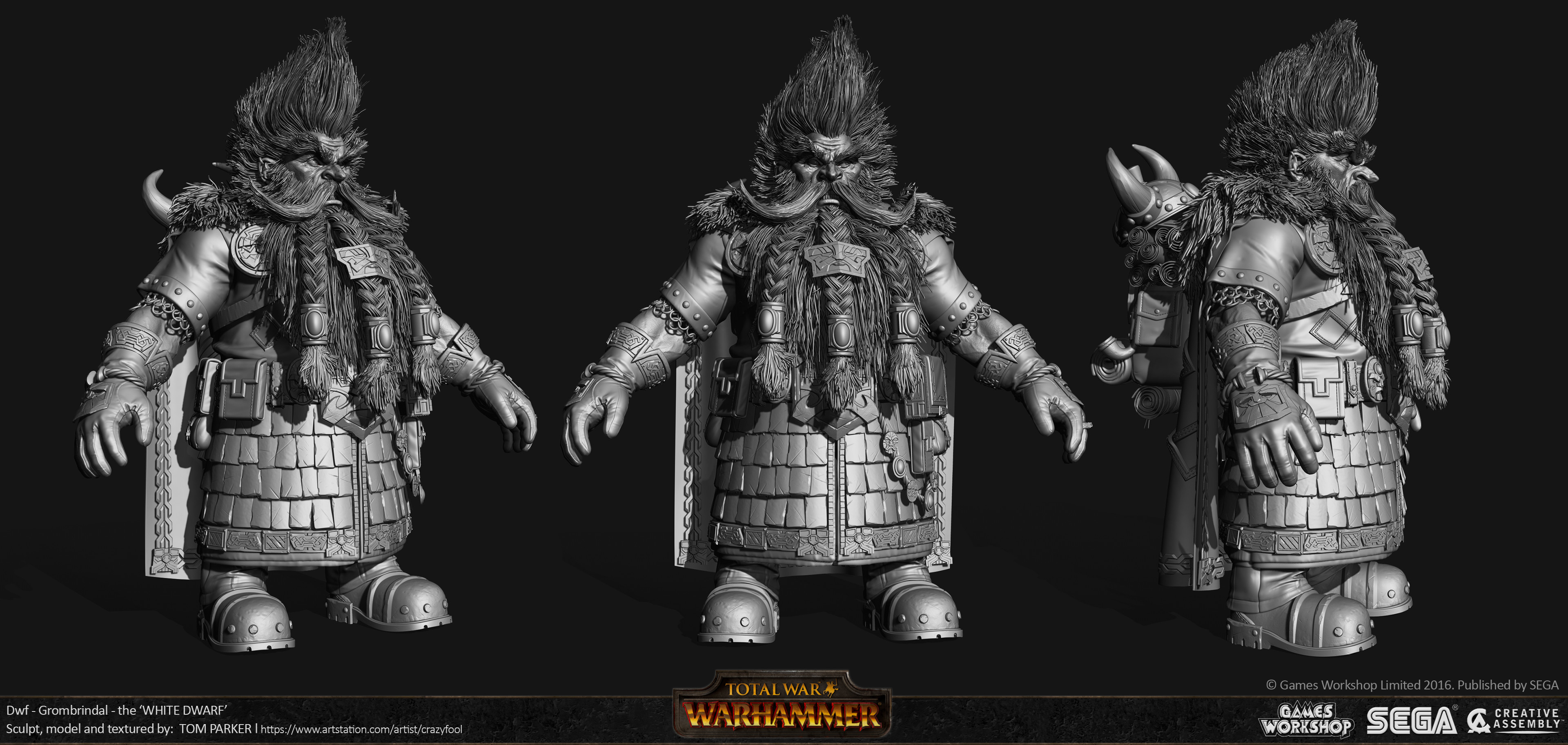 Tom Parker - Total War Warhammer - Grombrindal the White Dwarf