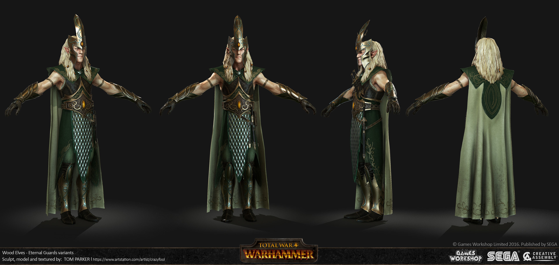 Tom Parker - Total War : Warhammer - Eternal Guards