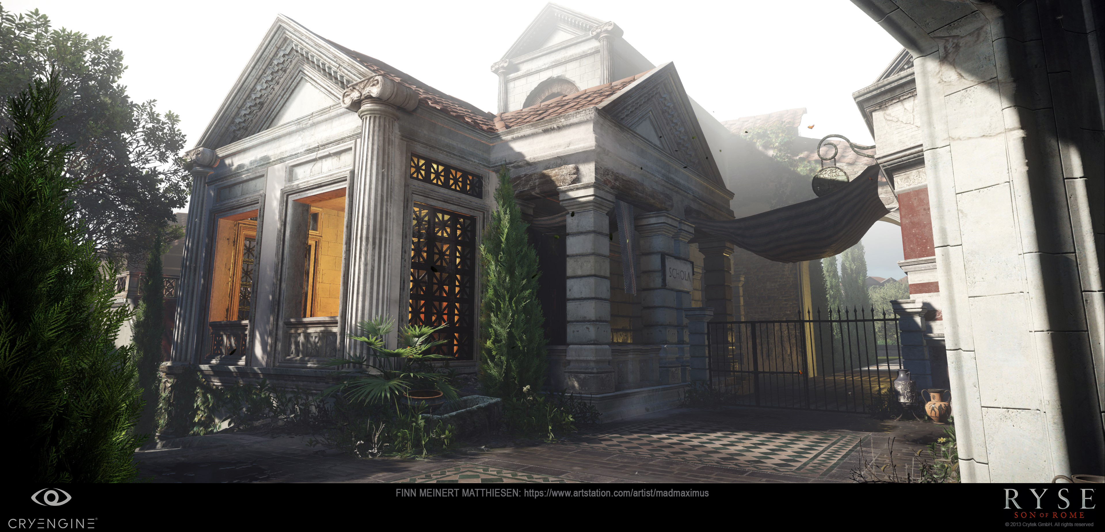 Finn Meinert Matthiesen - Ryse - Son of Rome :: Forum Level :: Schola Building :: CryEngine
